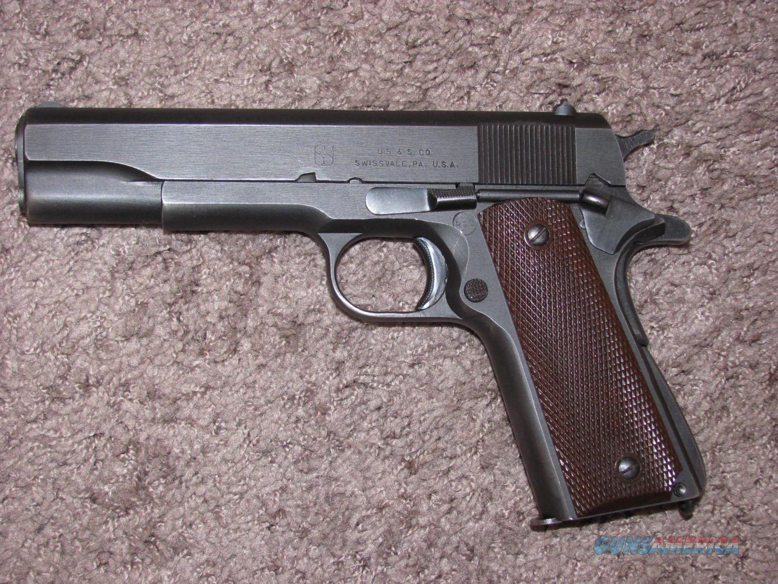 US&S 1911-A1, EXCELLENT ORIGINAL, C... for sale at Gunsamerica.com ...