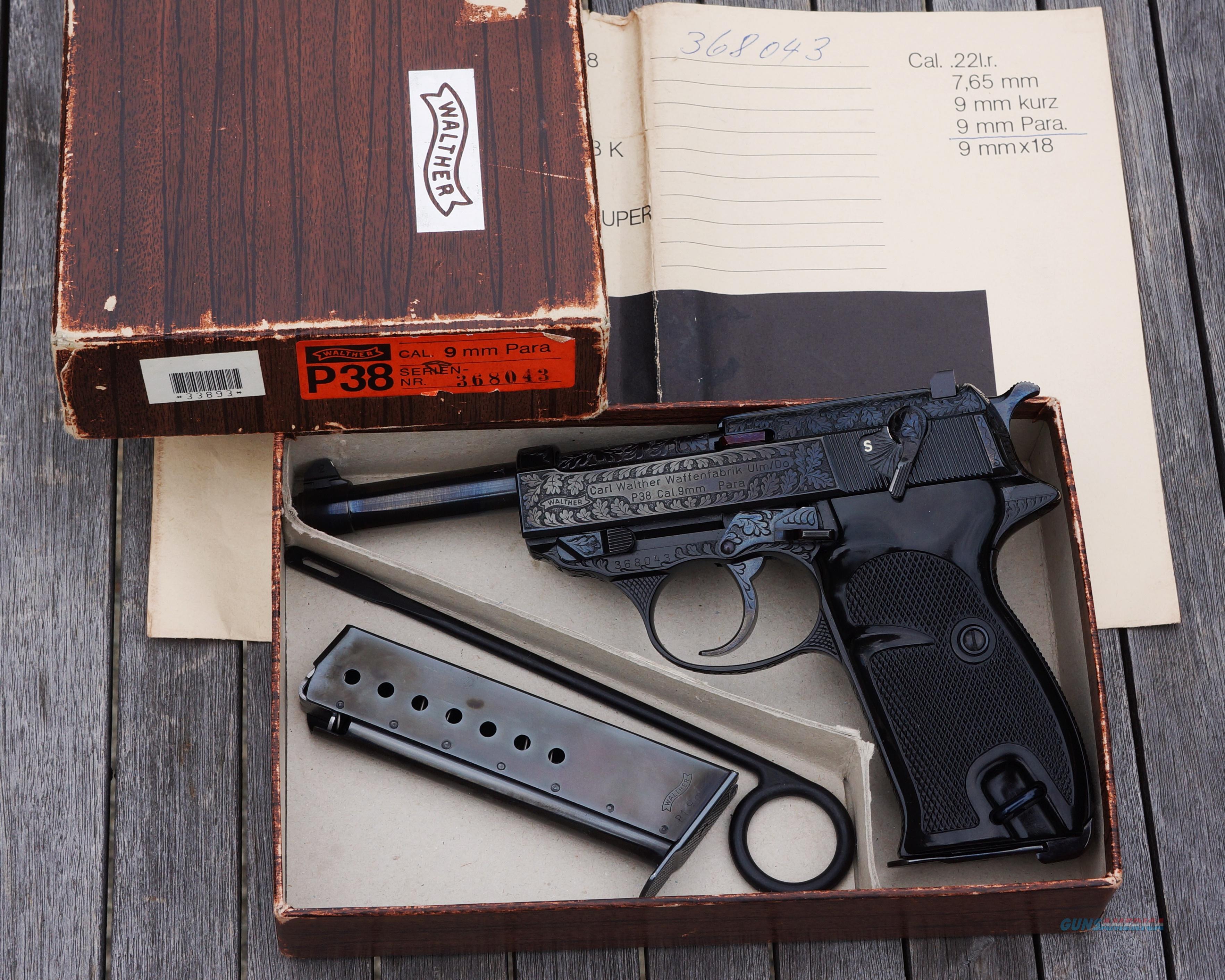 WALTHER P-38 Engraved P38 in Factor... for sale at Gunsamerica.com ...