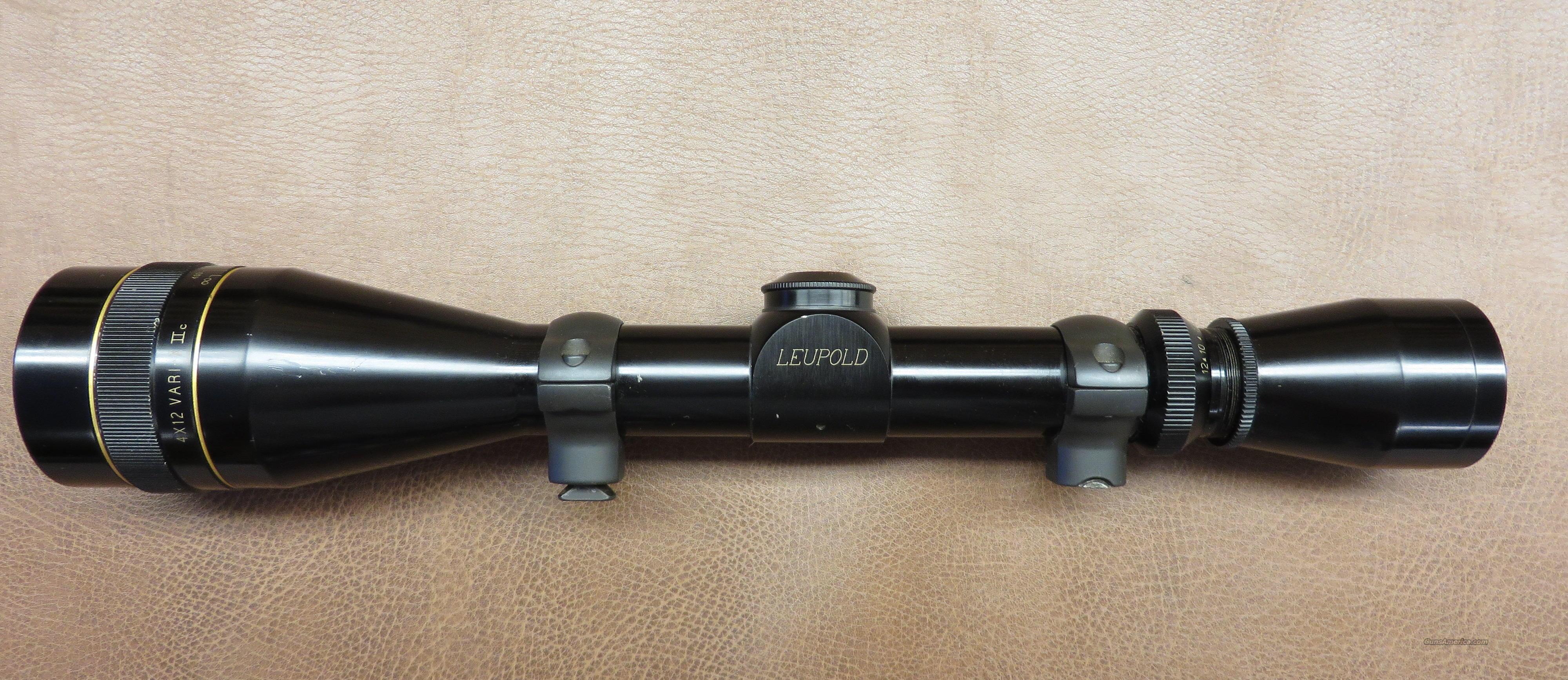 Leupold Vari-X IIc 4-12x for sale
