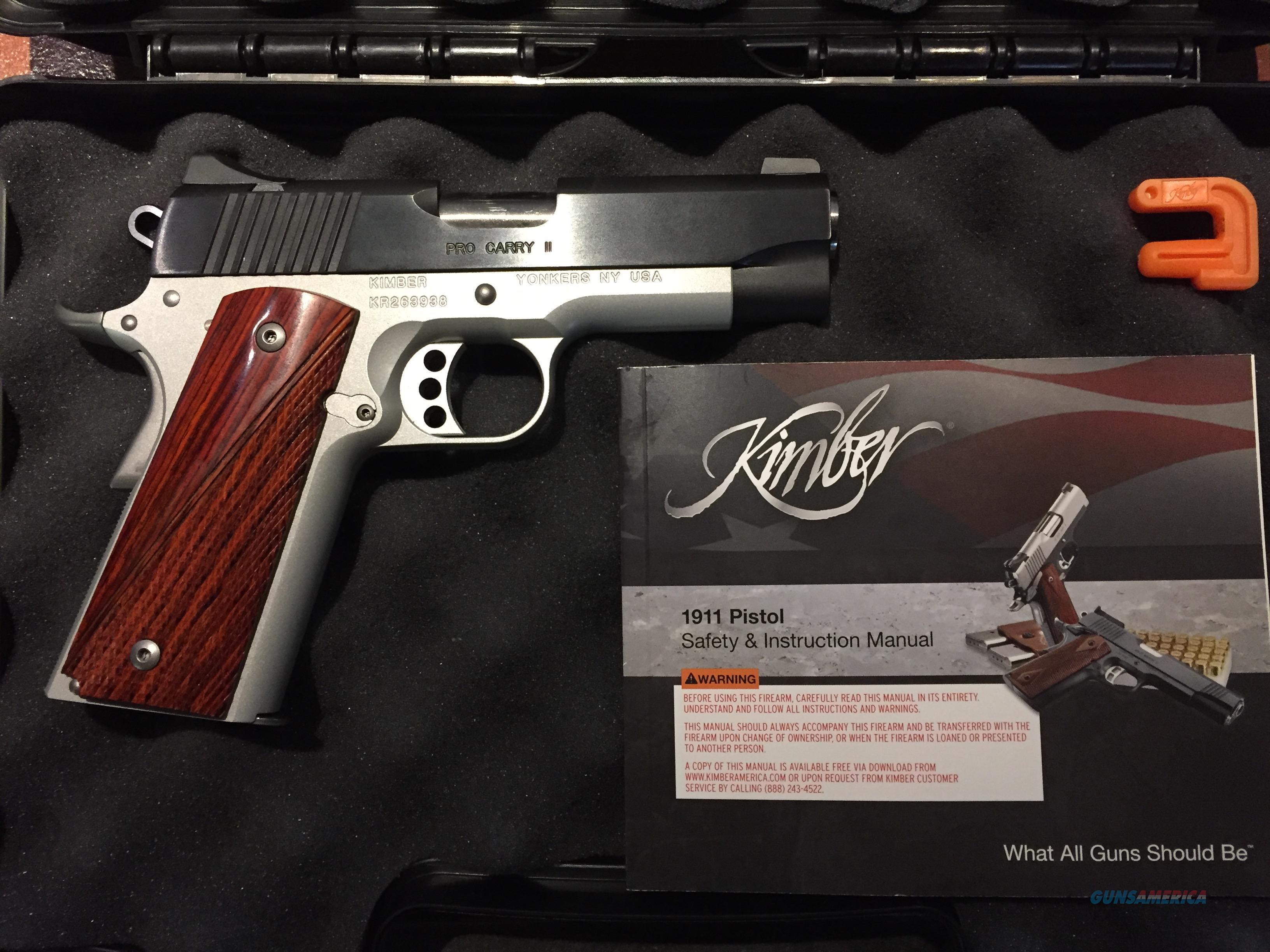 Kimber Pro Carry II Two Tone .45 AC... for sale at Gunsamerica.com ...