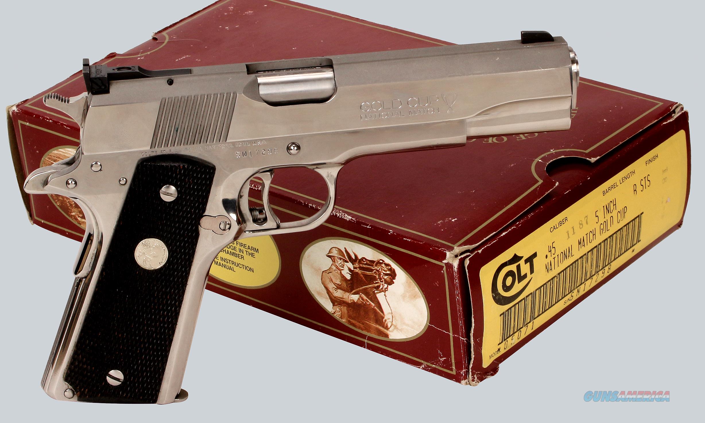 Colt Gold Cup Series 80 National Ma... for sale at Gunsamerica.com ...