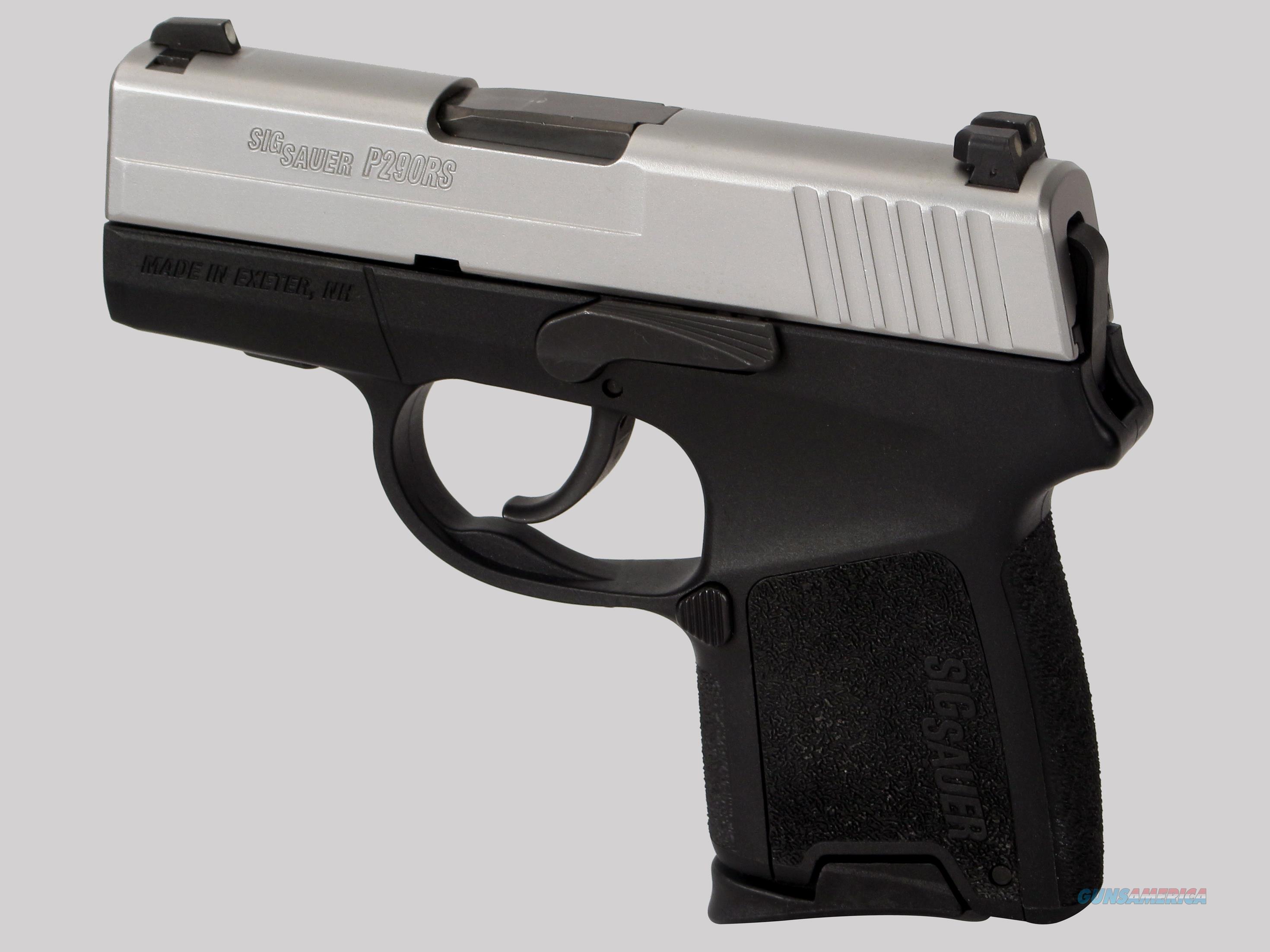Sig Sauer 290RS 9mm Pistol for sale at Gunsamerica.com: 921620228
