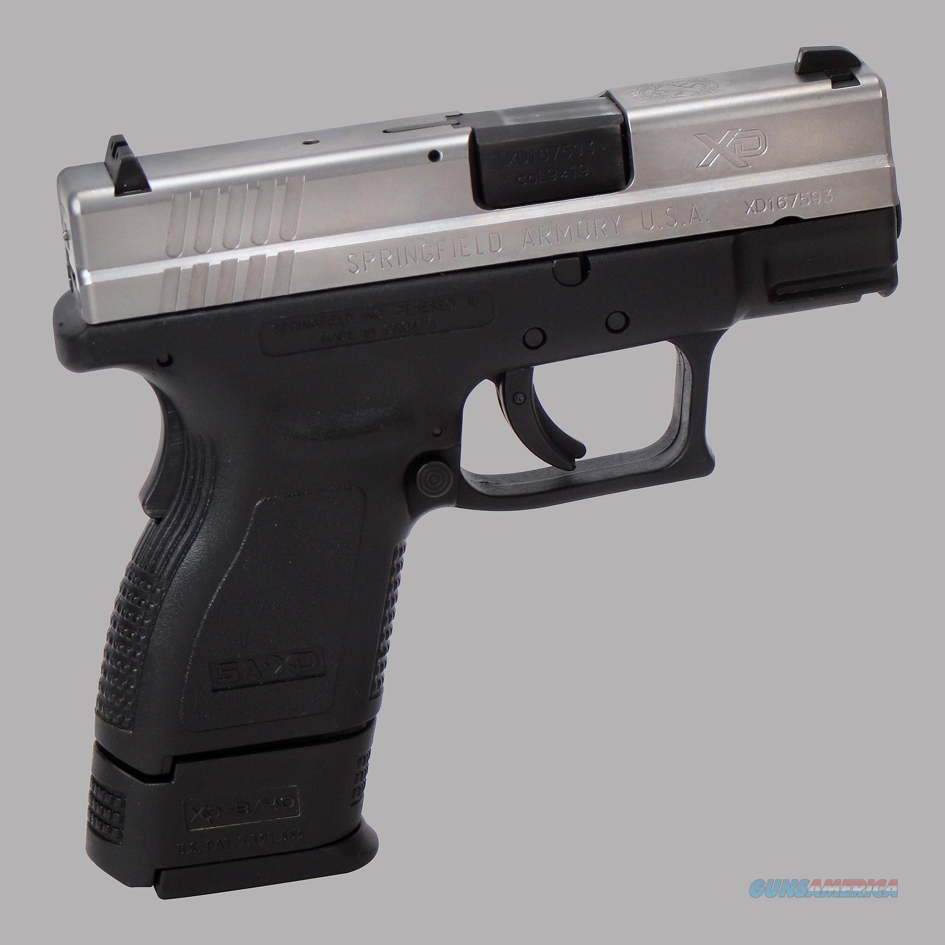 Springfield Armory 9mm XD9 Pistol for sale at Gunsamerica.com: 928722006