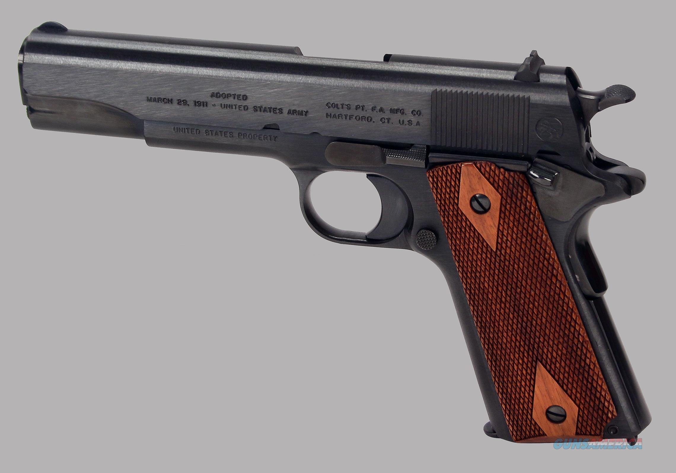 Colt US Army 1911 Pistol for sale at Gunsamerica.com: 947359011