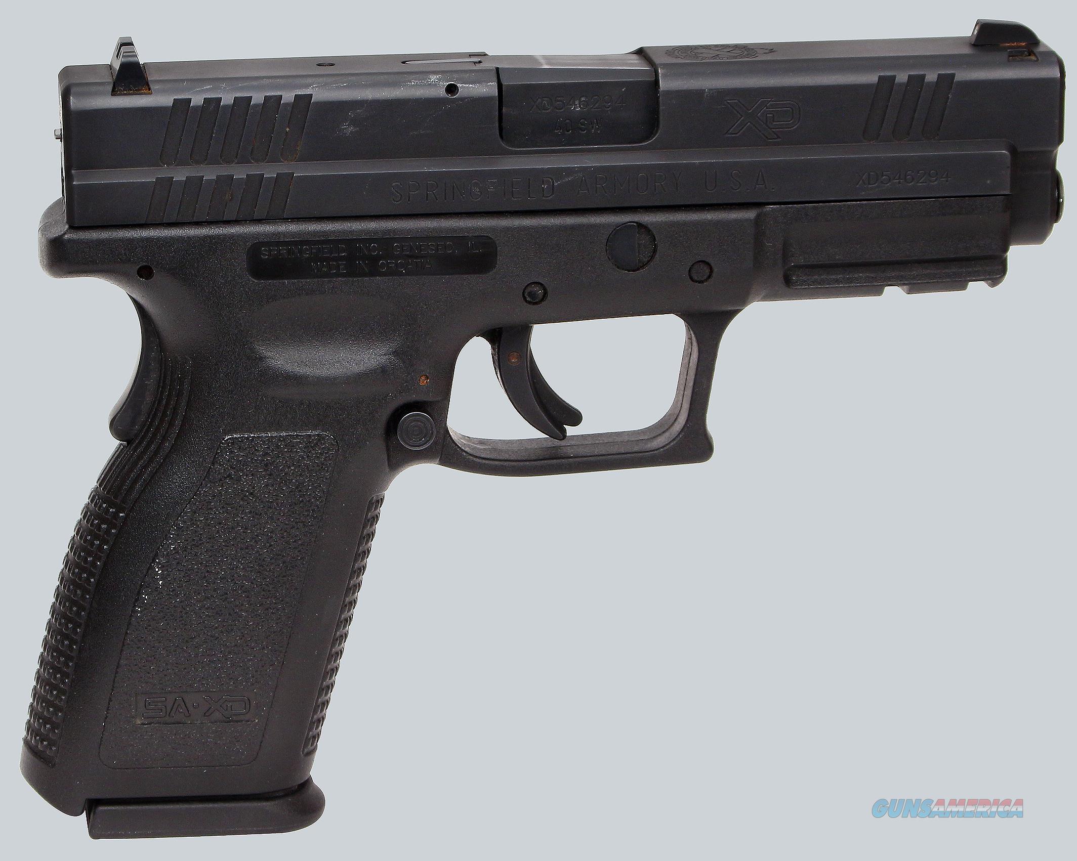 Springfield Armory 40cal S&W XD-40 ... for sale at Gunsamerica.com ...