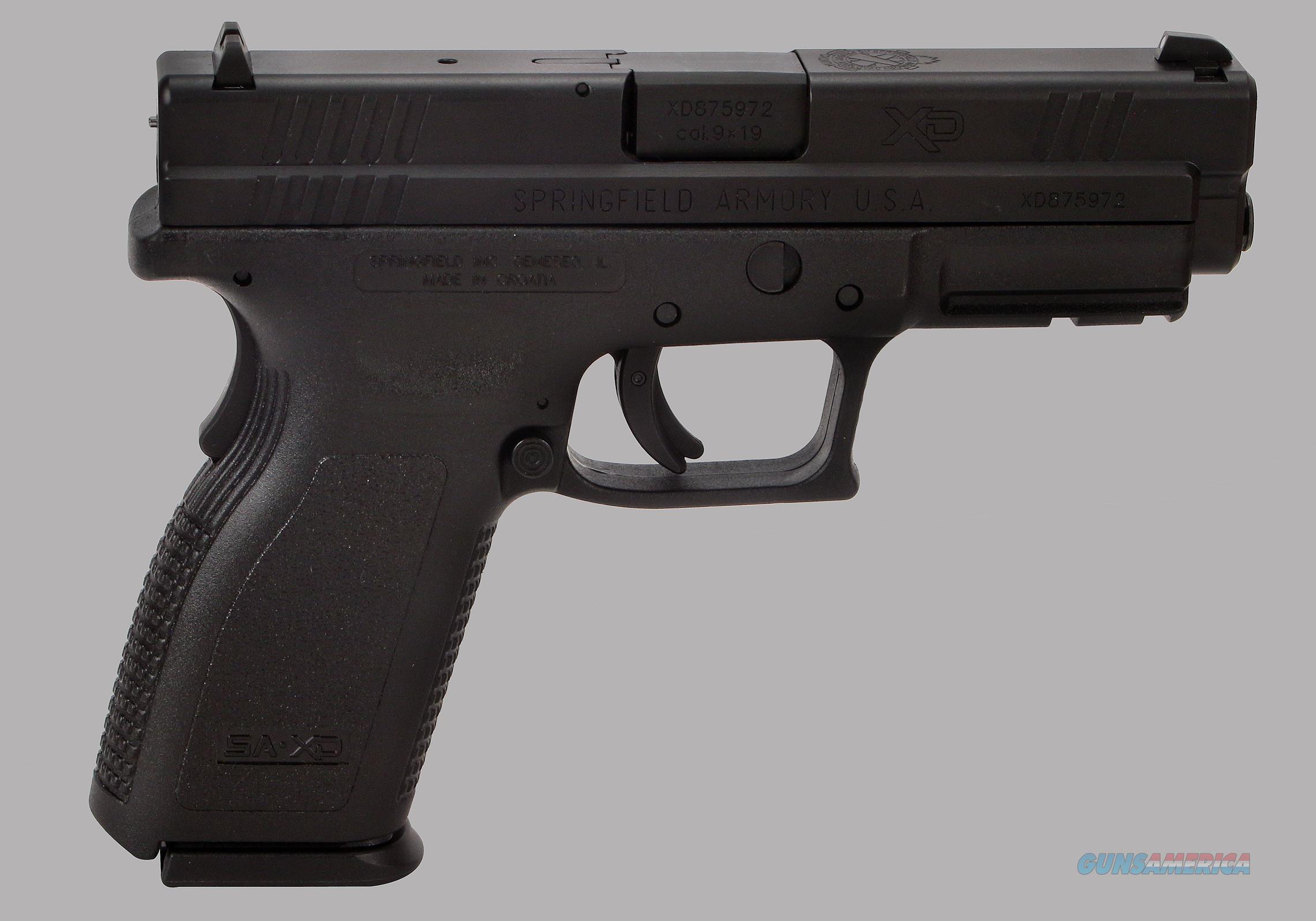 Springfield Armory 9mm XD9 Pistol for sale at Gunsamerica.com: 981111484