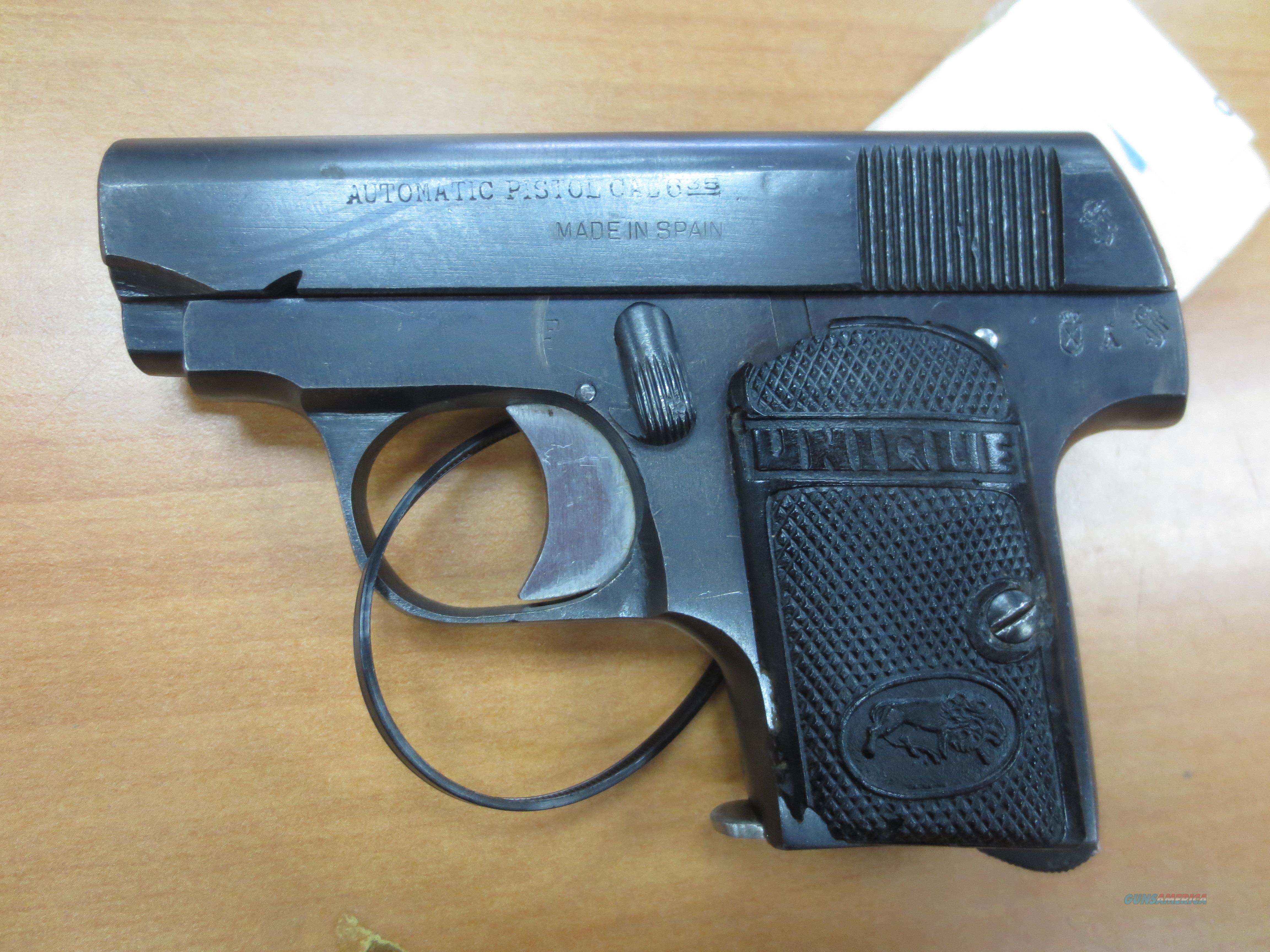 Unique 25 cal pocket pistol (SPAIN)... for sale at Gunsamerica.com ...