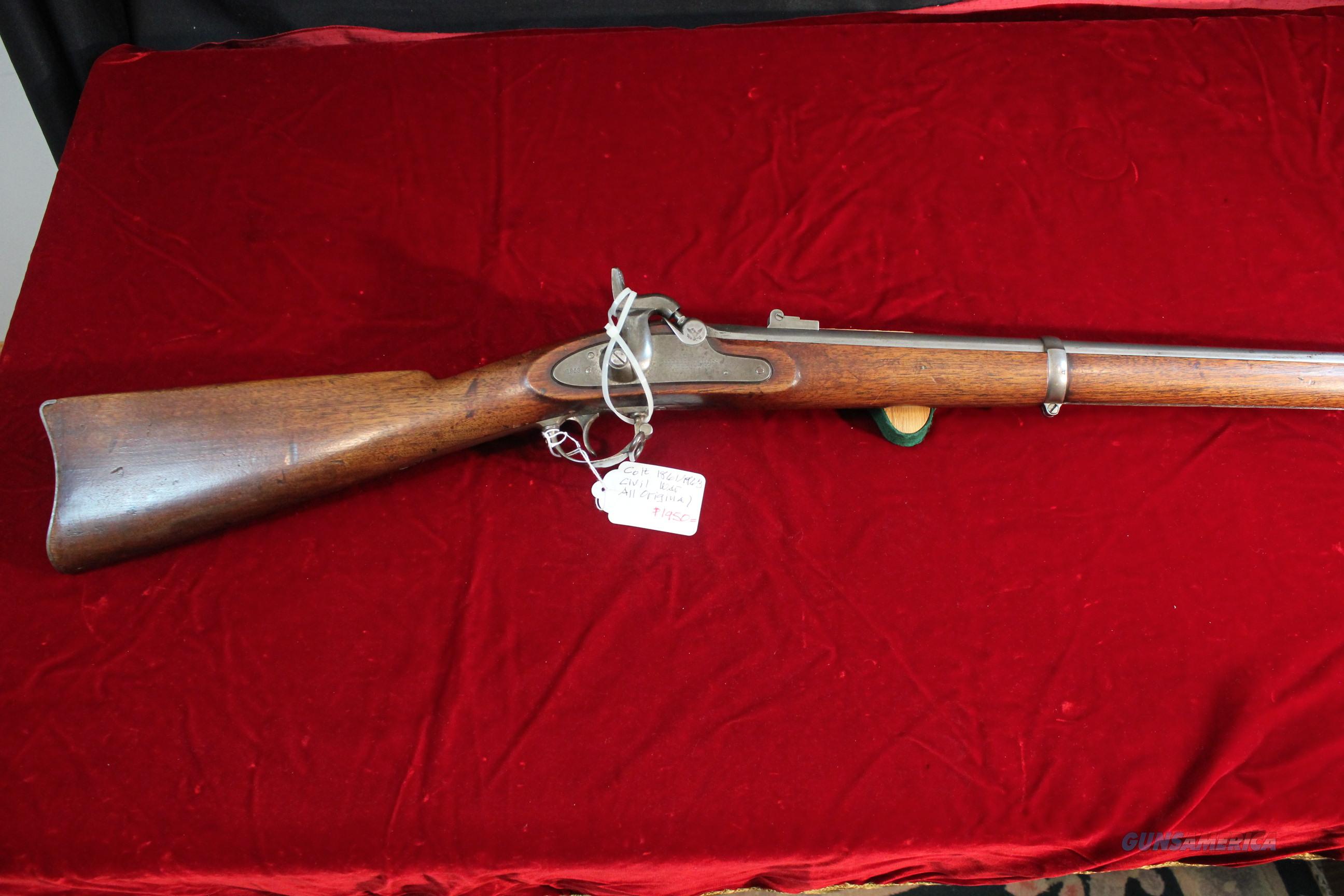 Colt Civil War 1861 Musket - All Original - Ver... for sale