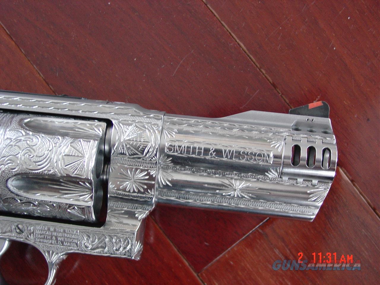 Smith & Wesson 500,4" fully polished & engraved... for sale