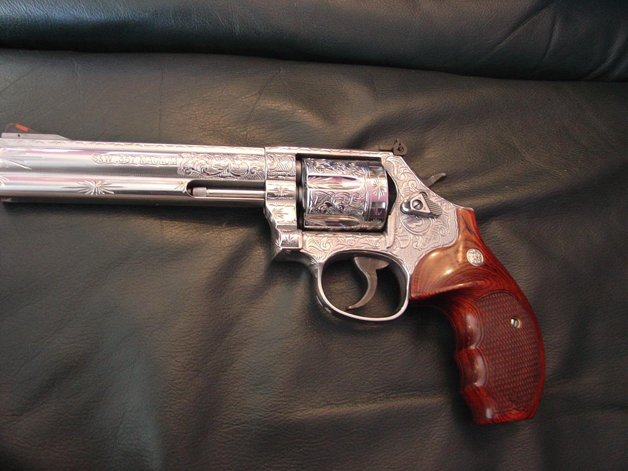 Smith & Wesson 686-6,fully engraved by Flannery... for sale