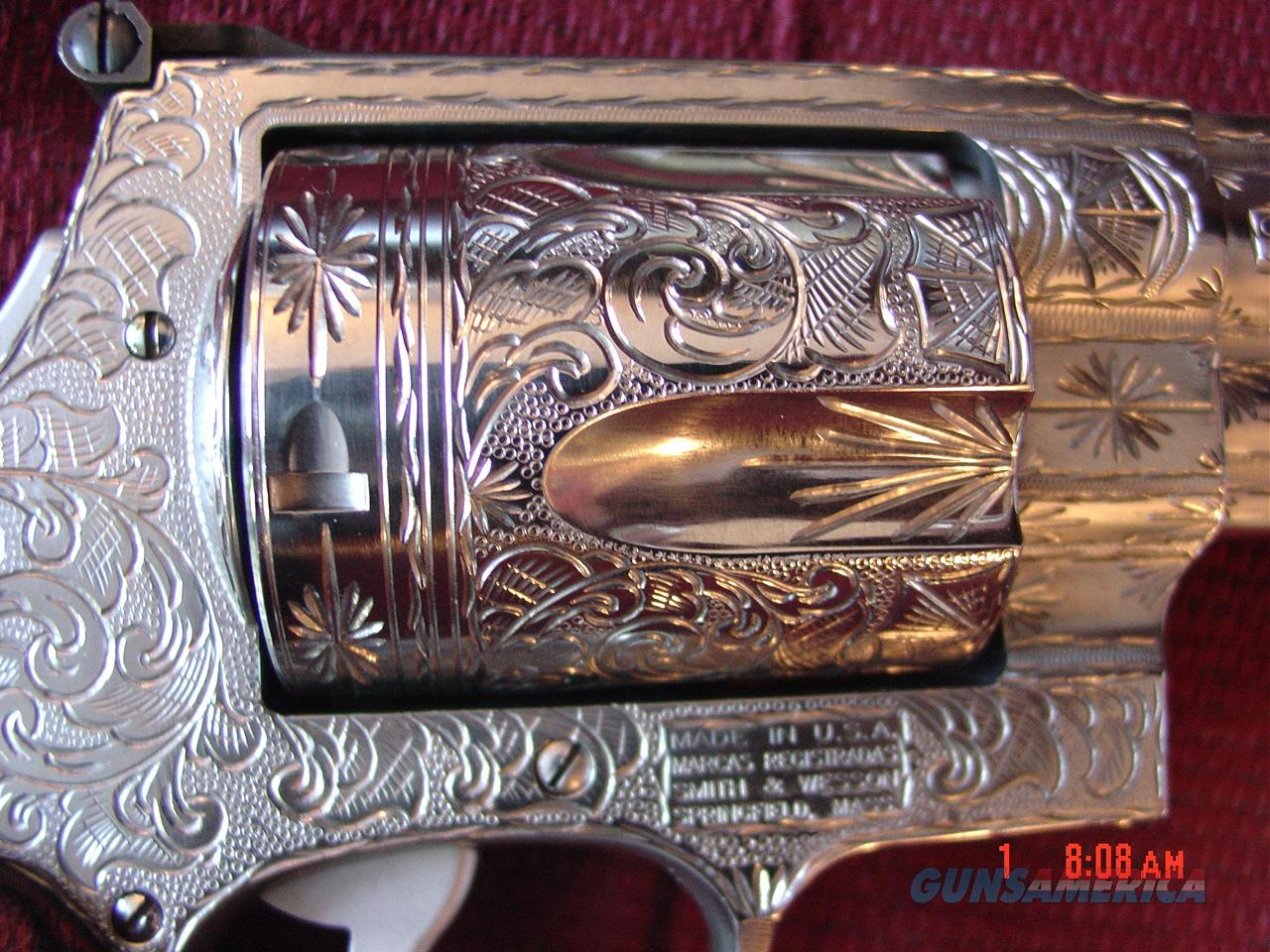 Smith & Wesson 500, 4" fully engraved & polishe... for sale