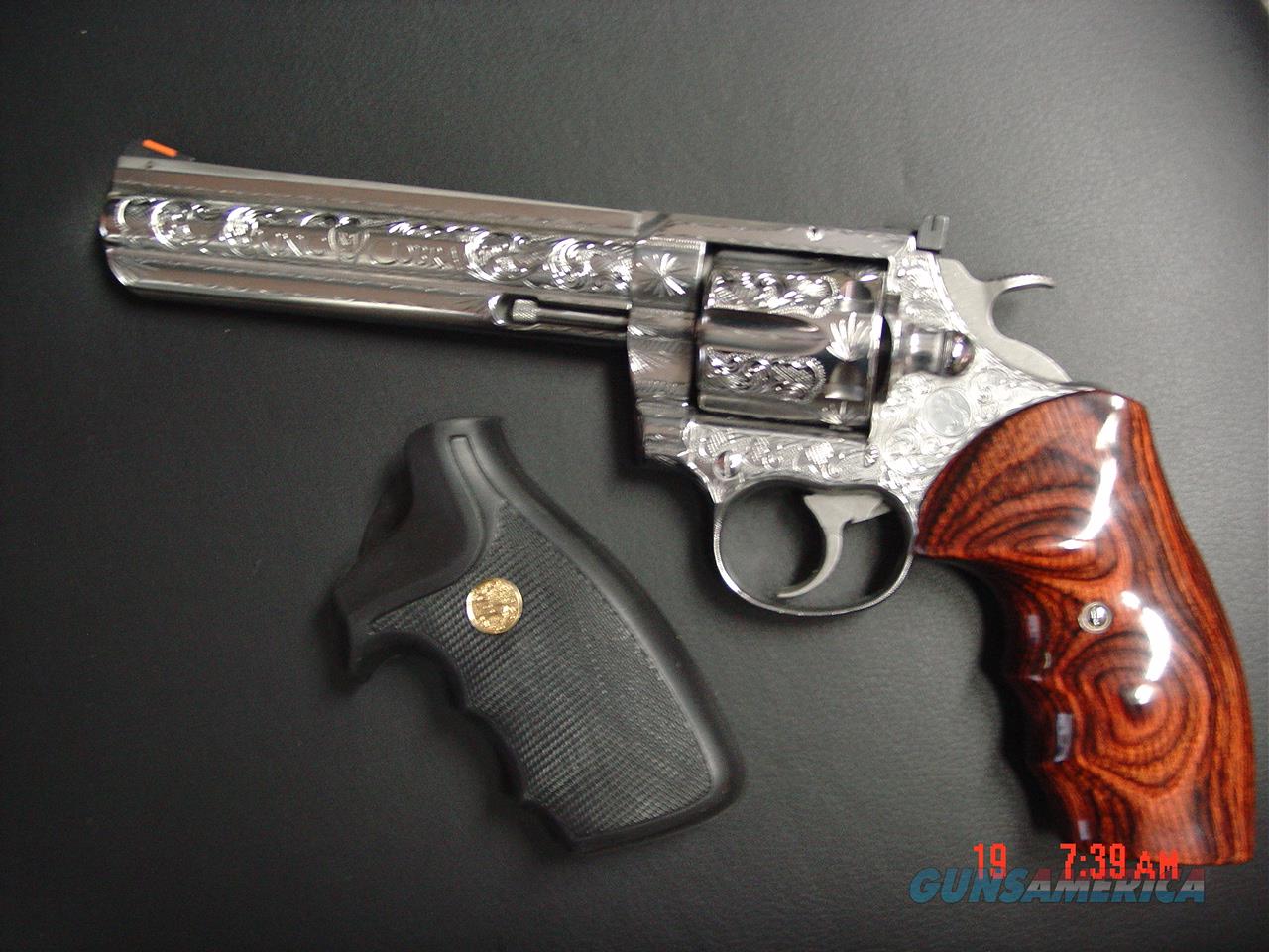 Colt King Cobra 6",fully engraved & polished by... for sale