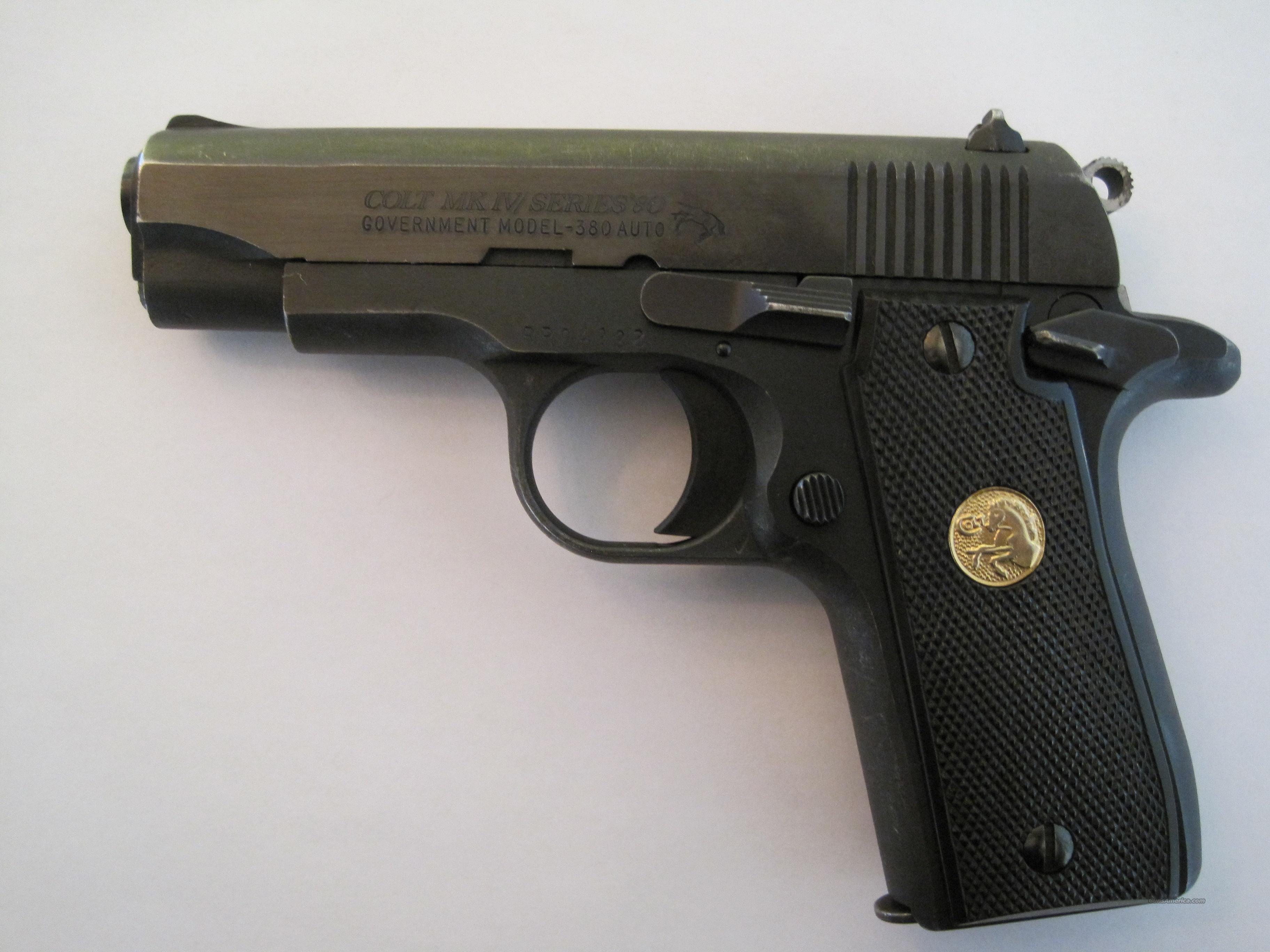 Colt 380 Government Model for sale