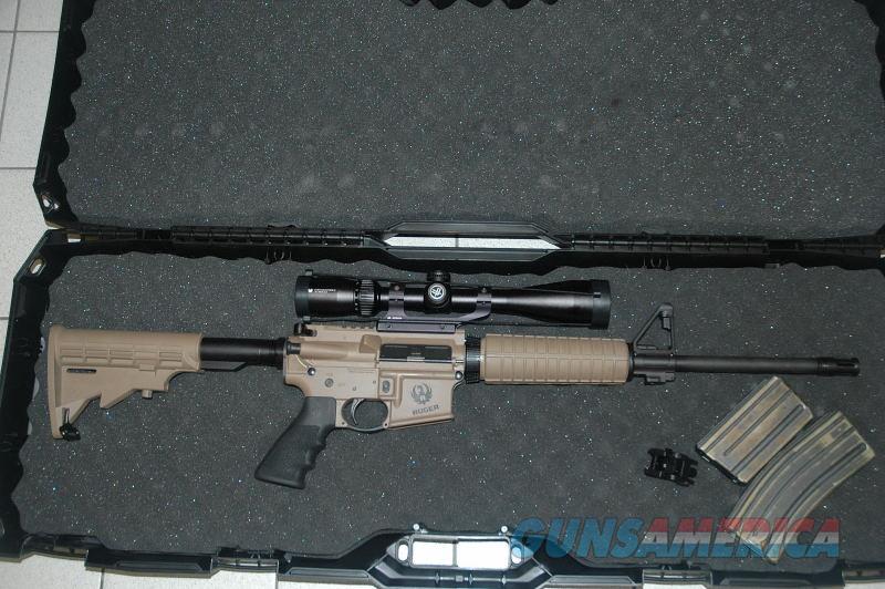 Ruger AR-556 FDE with Vortex Scope ... for sale at Gunsamerica.com ...