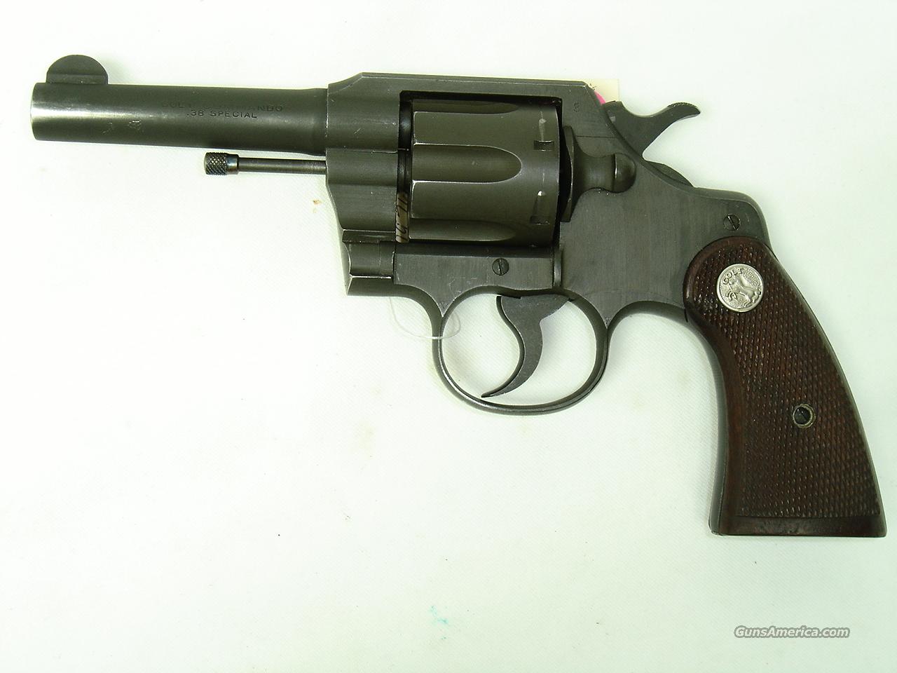 Colt Commando 38 Spl. Parkerized 4" Wood Grips for sale