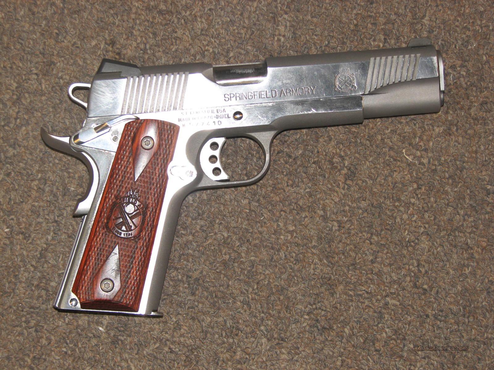SPRINGFIELD 1911-A1 LOADED STAINLES... for sale at Gunsamerica.com ...