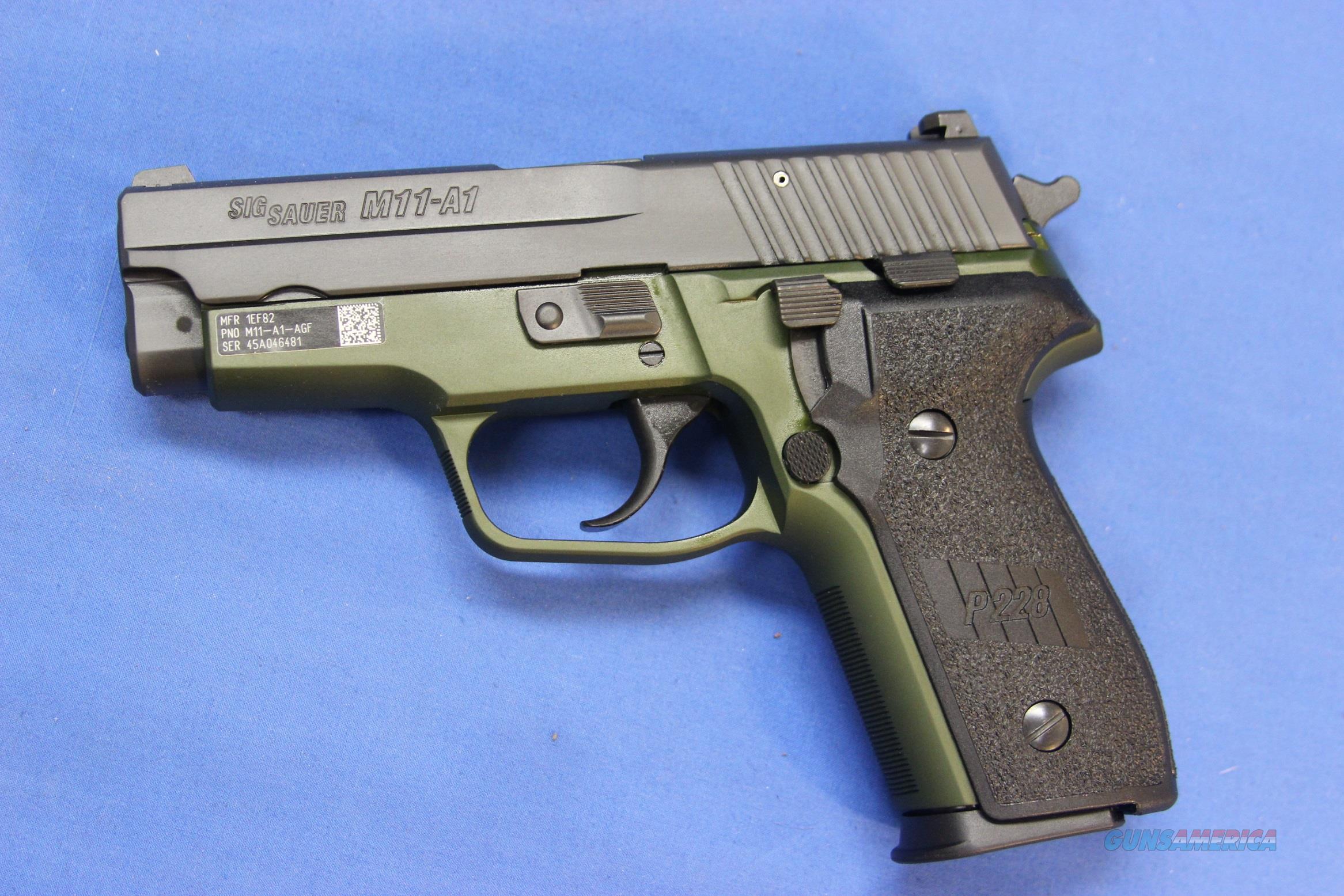 SIG SAUER P229 M11-A1 GREEN ARMY TA... for sale at Gunsamerica.com ...