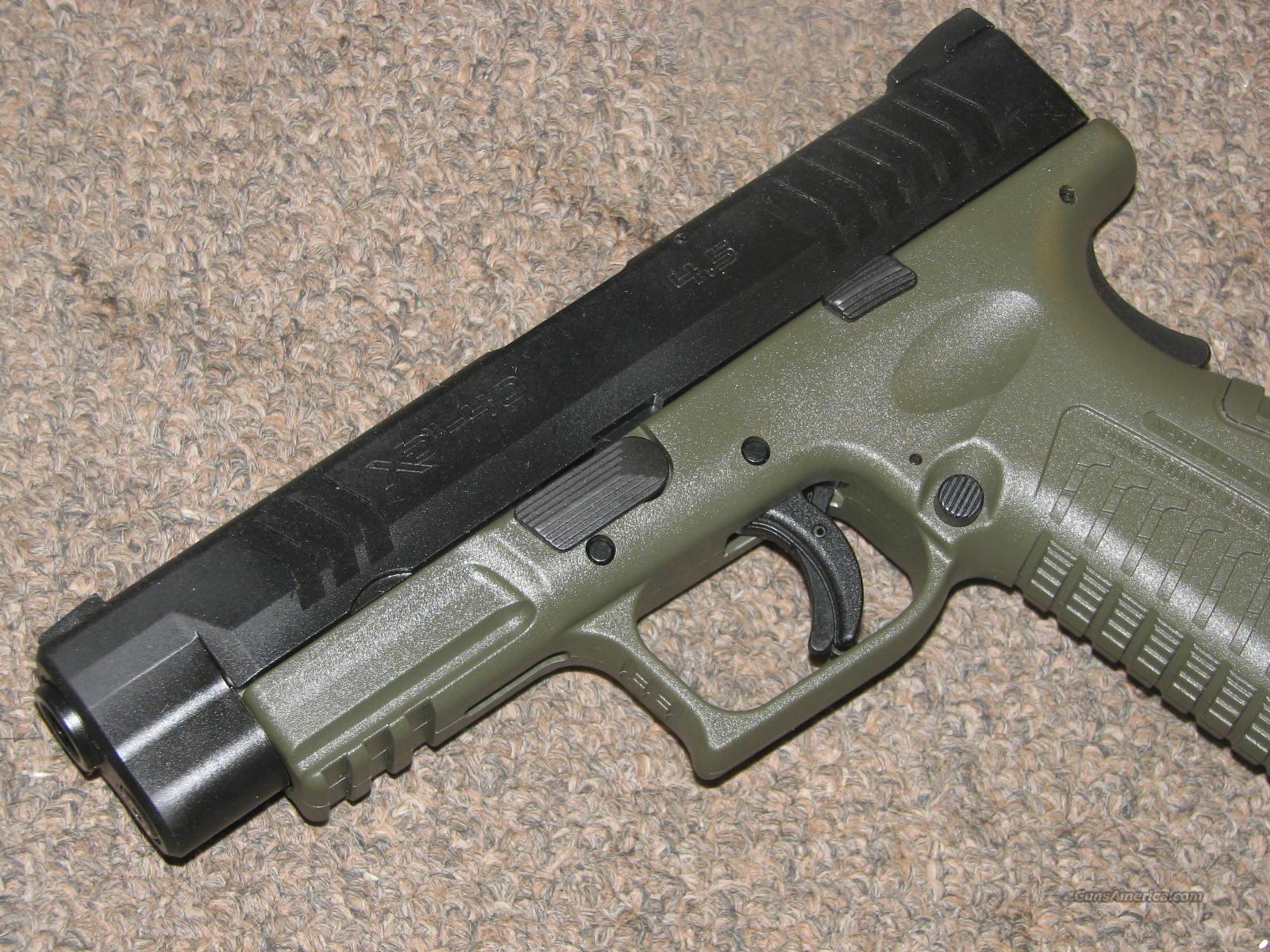 SPRINGFIELD XDM 40 OD GREEN .40 S&W... for sale at Gunsamerica.com ...