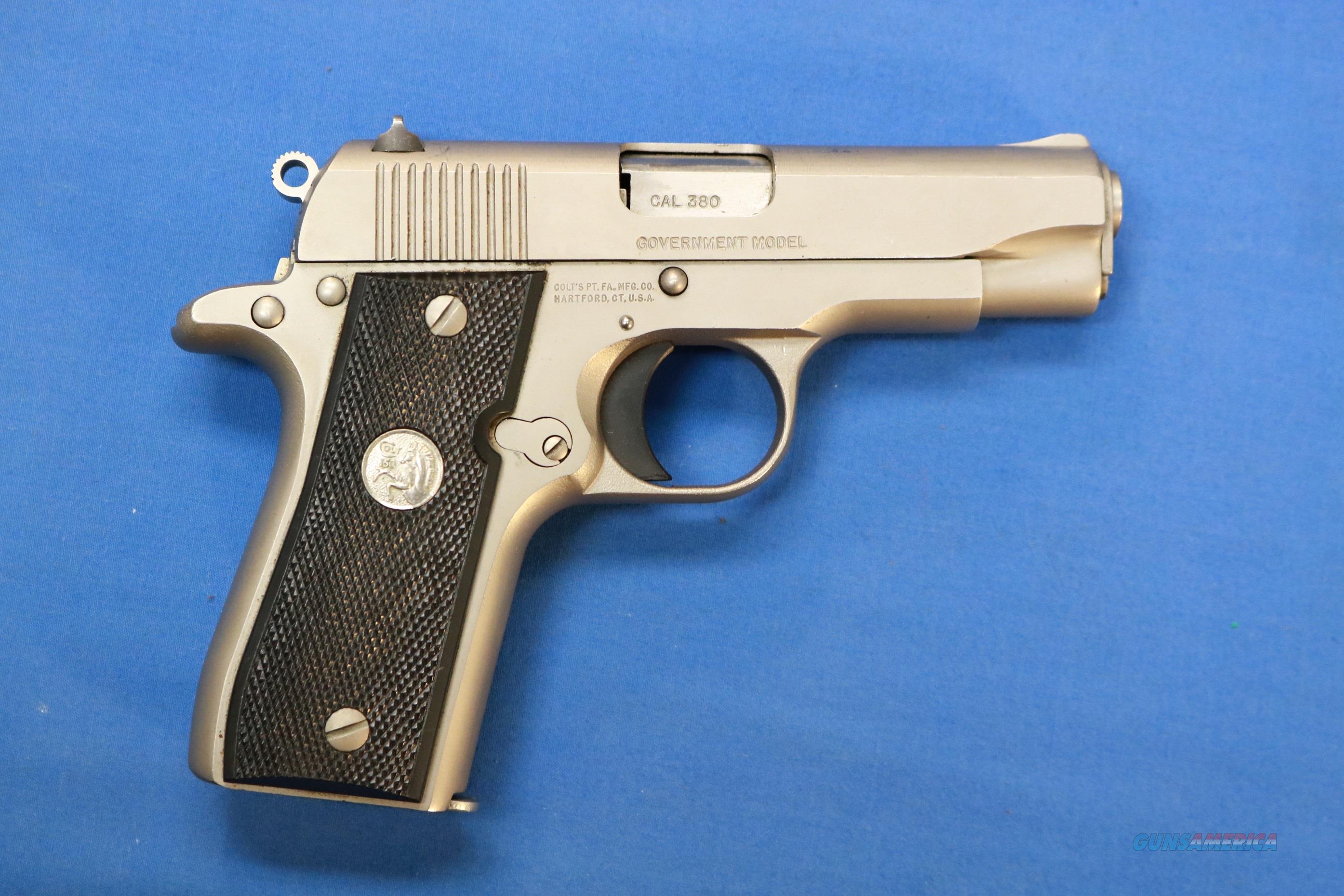 COLT GOVERNMENT .380 ACP Mk IV SER ... for sale at Gunsamerica.com ...