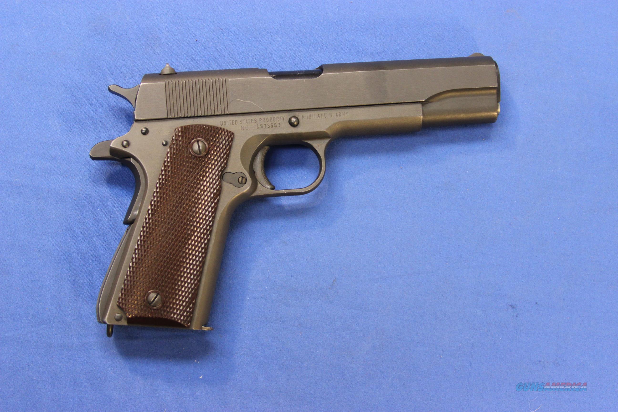 REMINGTON RAND 1911 A1 U.S. ARMY .4... for sale at Gunsamerica.com: 911405444