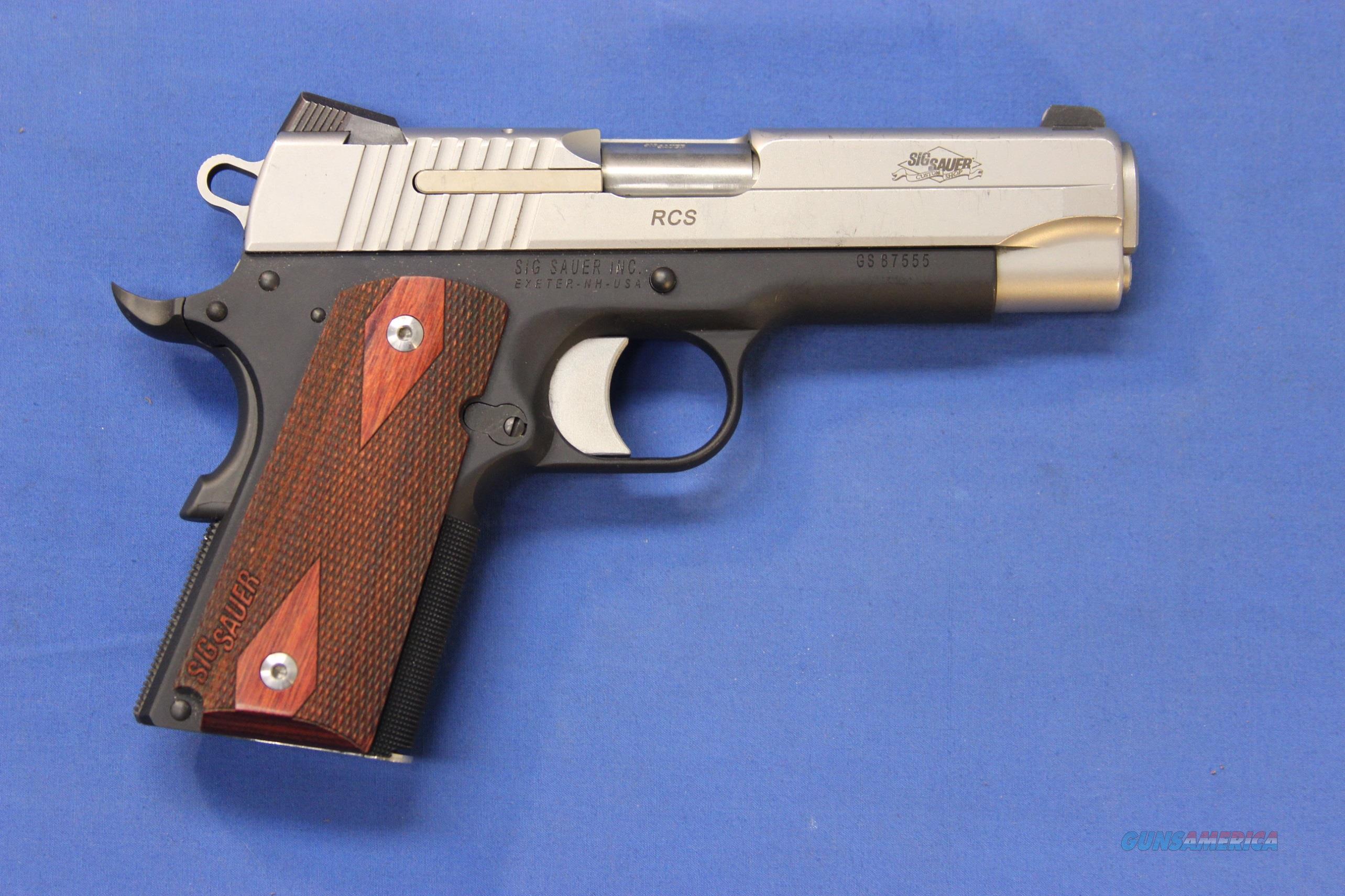 SIG SAUER 1911 RCS TWO-TONE STAINLE... for sale at Gunsamerica.com ...