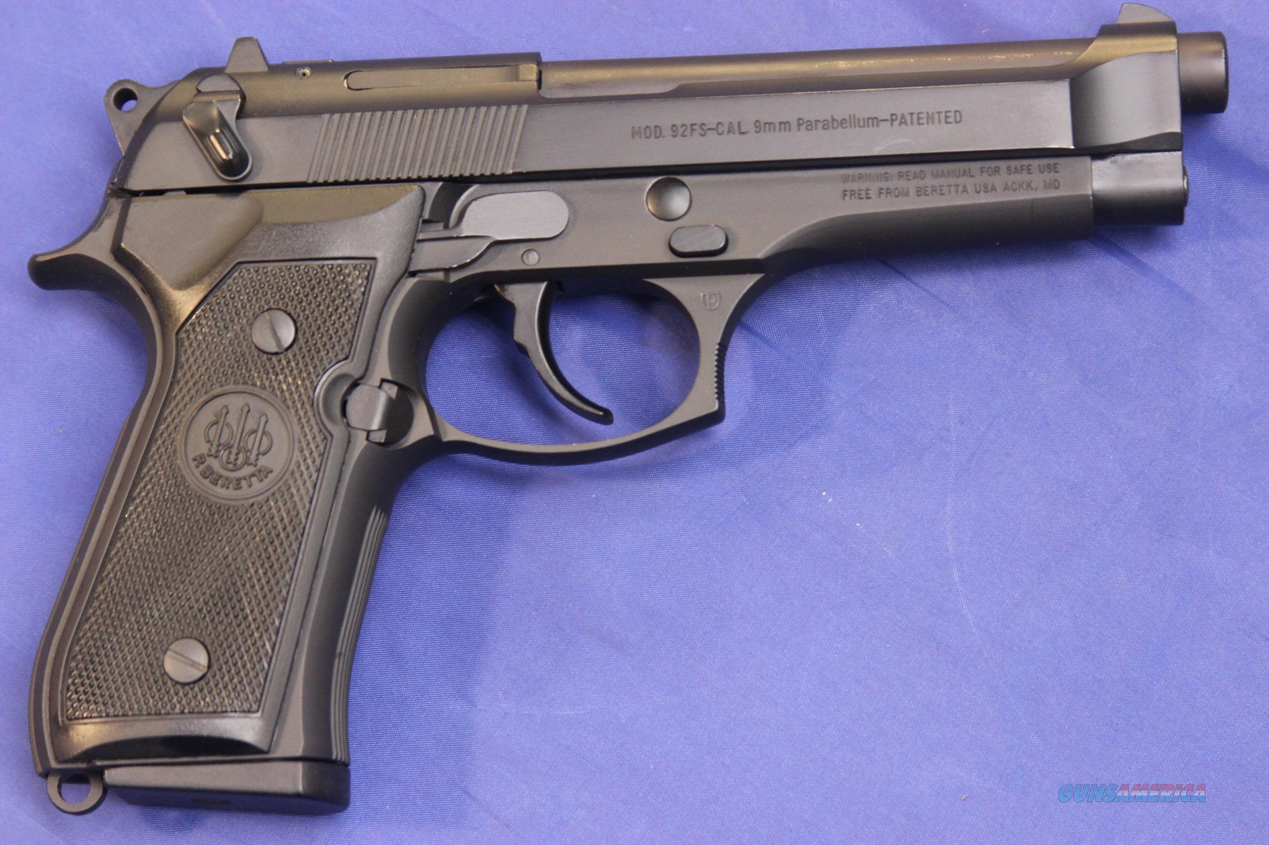 BERETTA 92FS 9mm PARABELLUM w/ EXTR... for sale at Gunsamerica.com ...