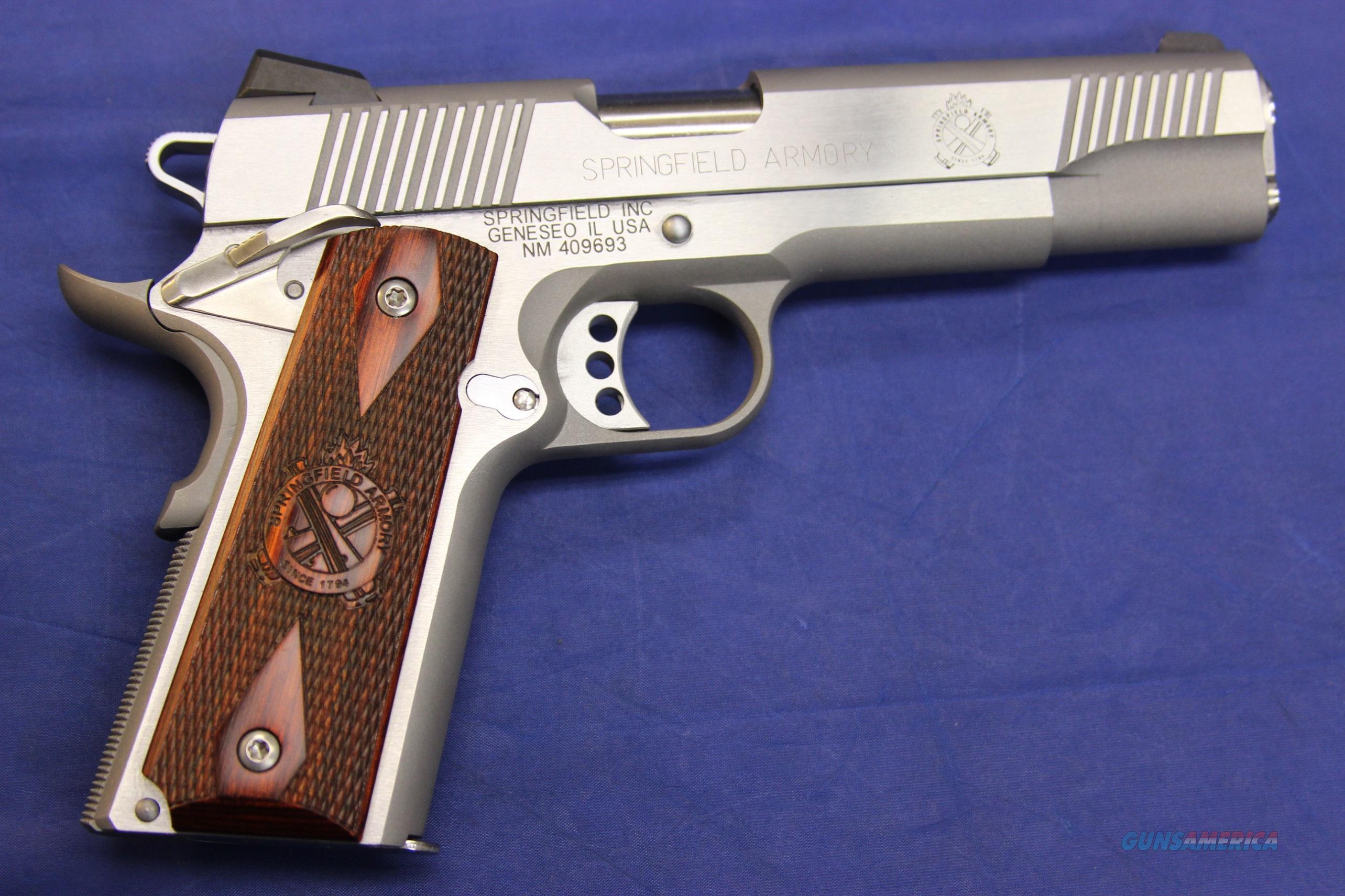 SPRINGFIELD 1911-A1 LOADED SS .45 ACP - AS NIB... for sale