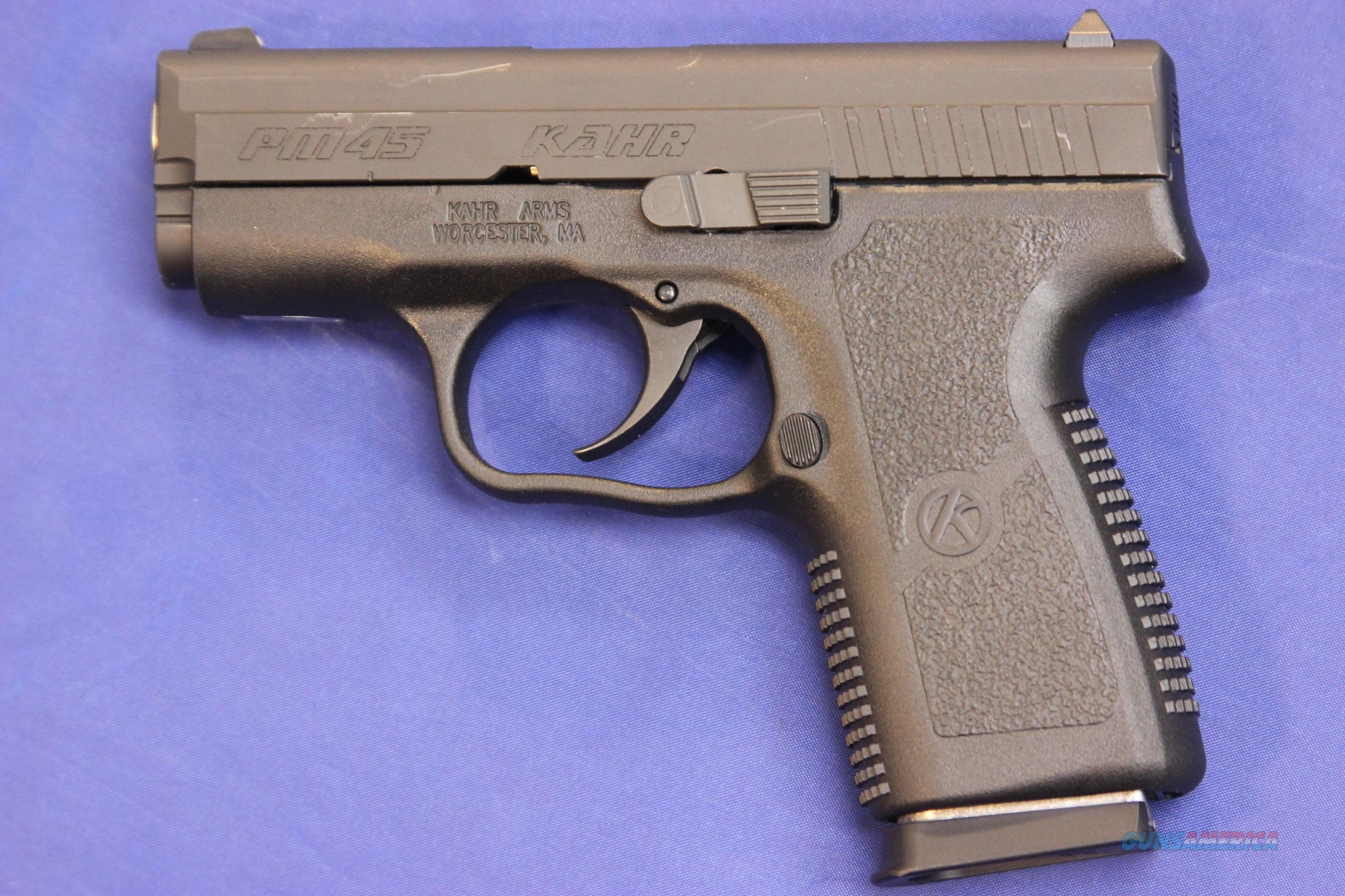 KAHR PM45 PISTOL .45 ACP - NEW - RE... for sale at Gunsamerica.com ...