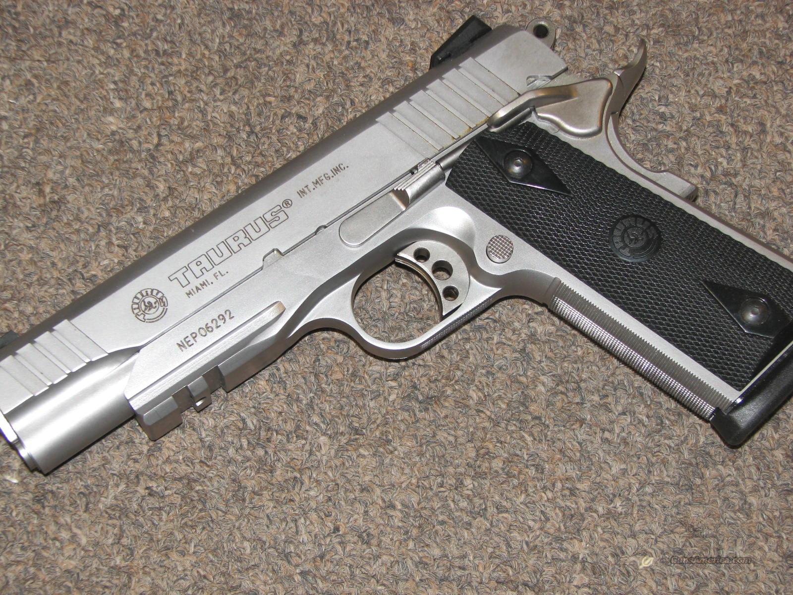 TAURUS PT 1911 AR SS w/ RAIL .45 AC... for sale at Gunsamerica.com ...