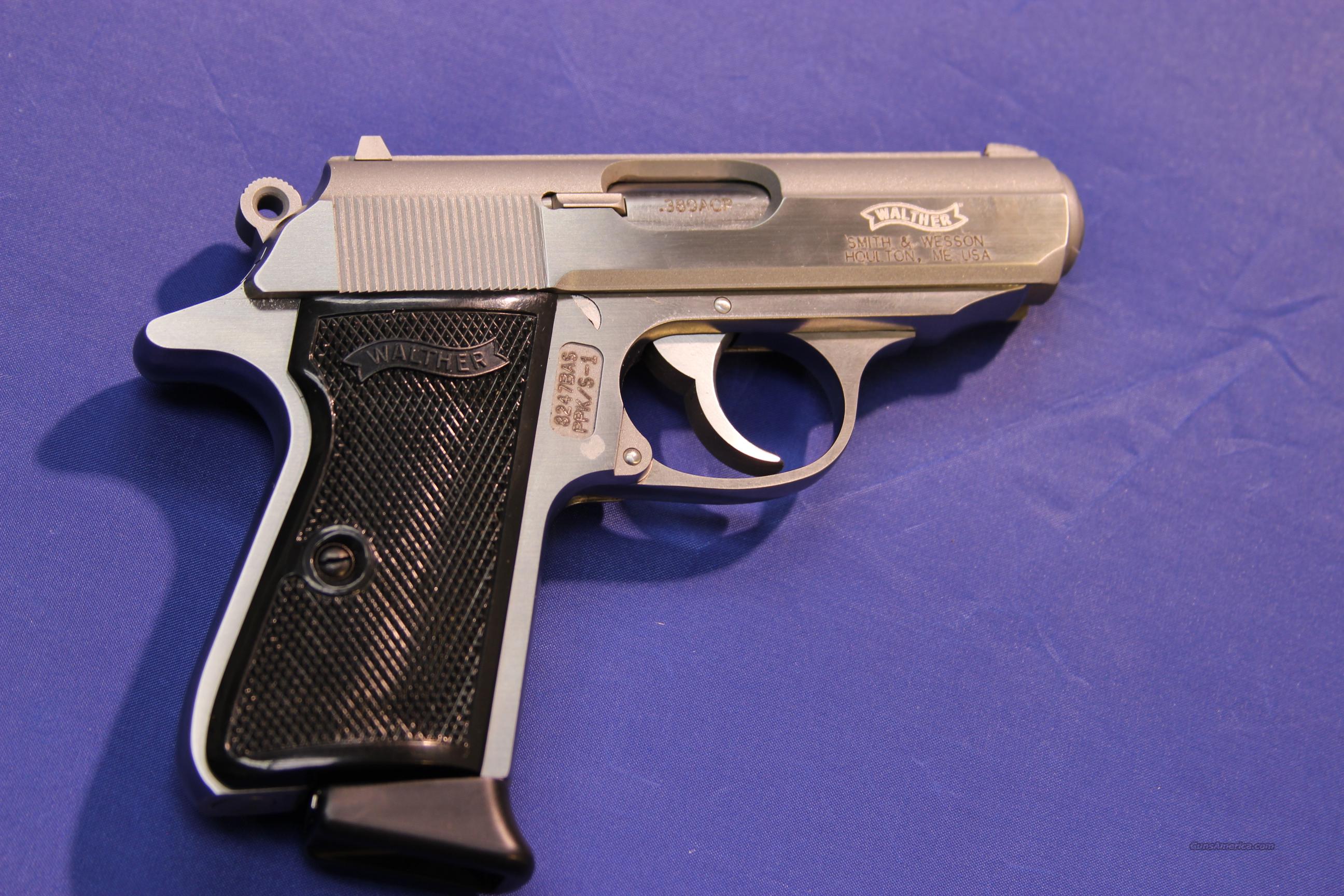 WALTHER PPK/S .380 STAINLESS - NEW!... for sale at Gunsamerica.com ...