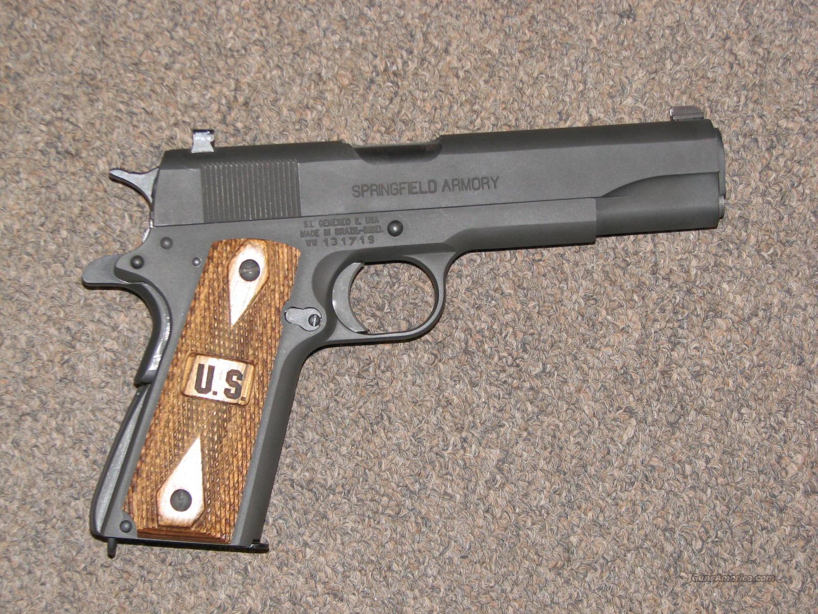 SPRINGFIELD 1911-A1 GI 45 w/ TRIJIC... for sale at Gunsamerica.com ...