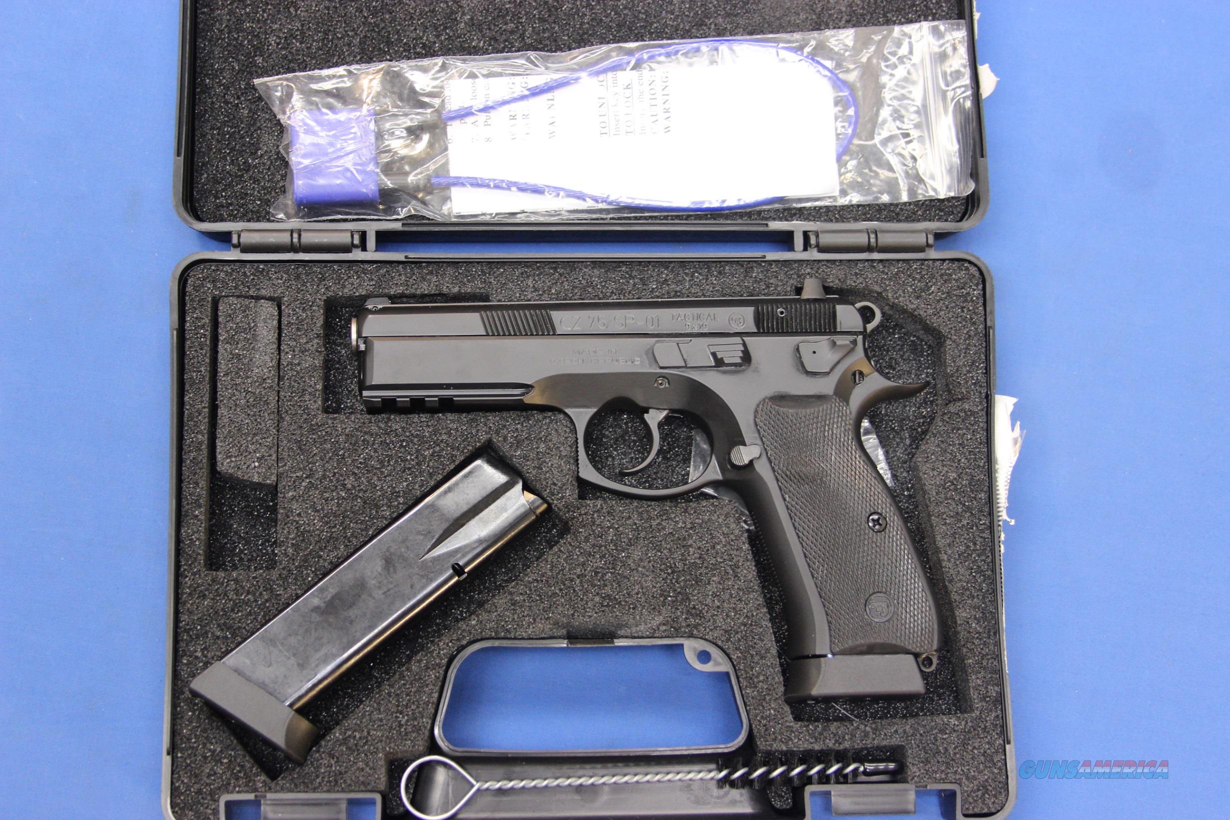 CZ 75 SP-01 TACTICAL 9mm w/BOX & TW... for sale at Gunsamerica.com ...