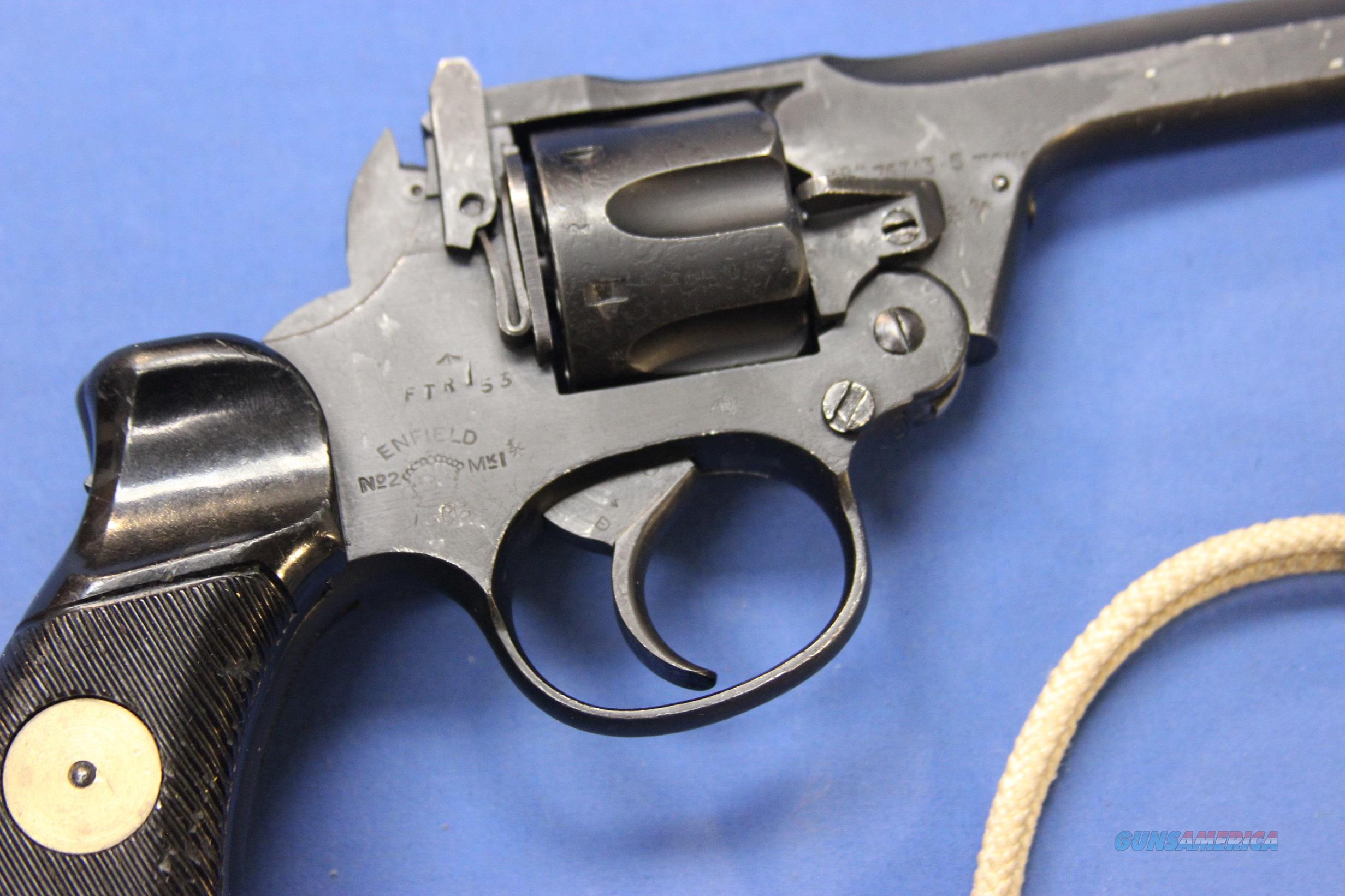 ENFIELD No. 2 Mk 1 REVOLVER .38 S&W... for sale at Gunsamerica.com ...
