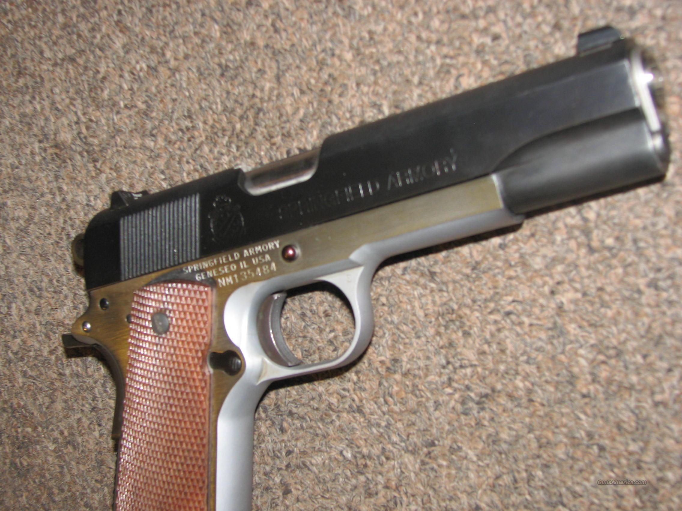 SPRINGFIELD 1911-A1 TWO-TONE w/ XS ... for sale at Gunsamerica.com ...