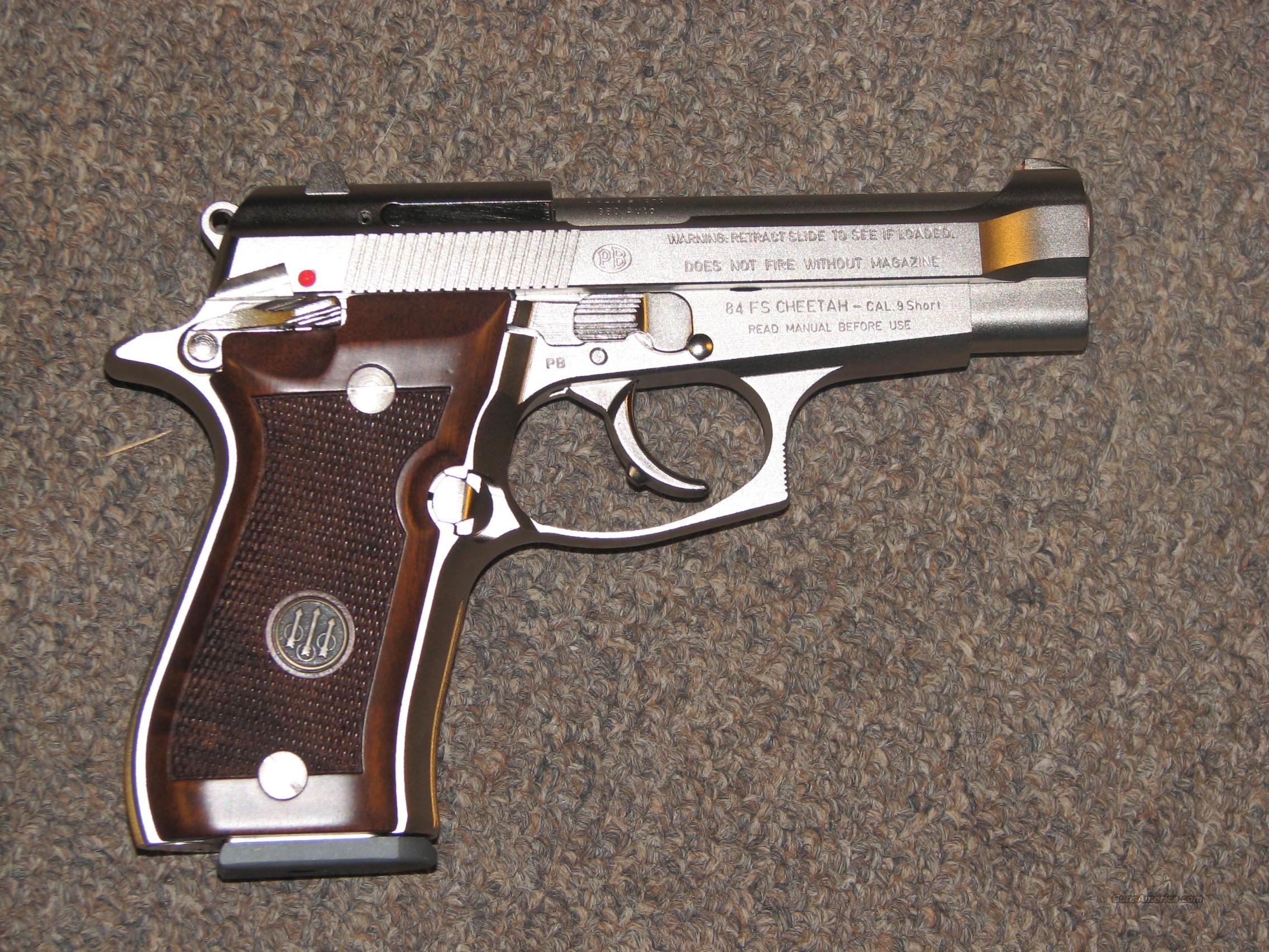 BERETTA 84 FS CHEETAH NICKEL - .380... for sale at Gunsamerica.com ...