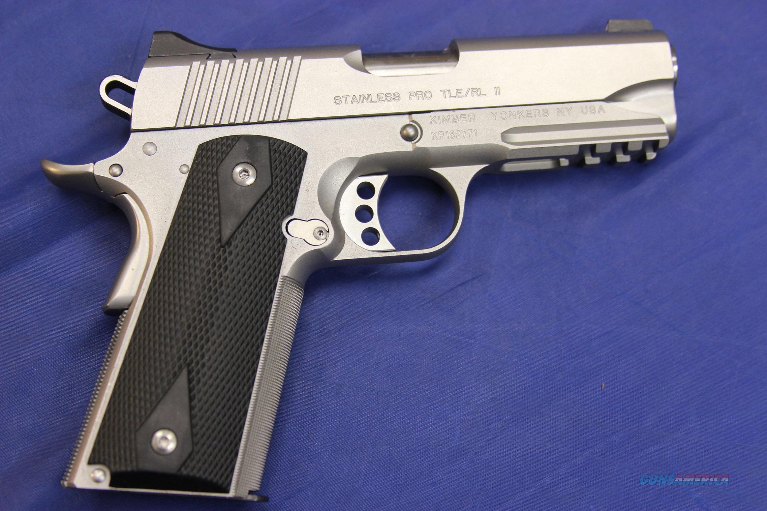 KIMBER STAINLESS PRO TLE/RL II for sale at Gunsamerica.com: 968940464
