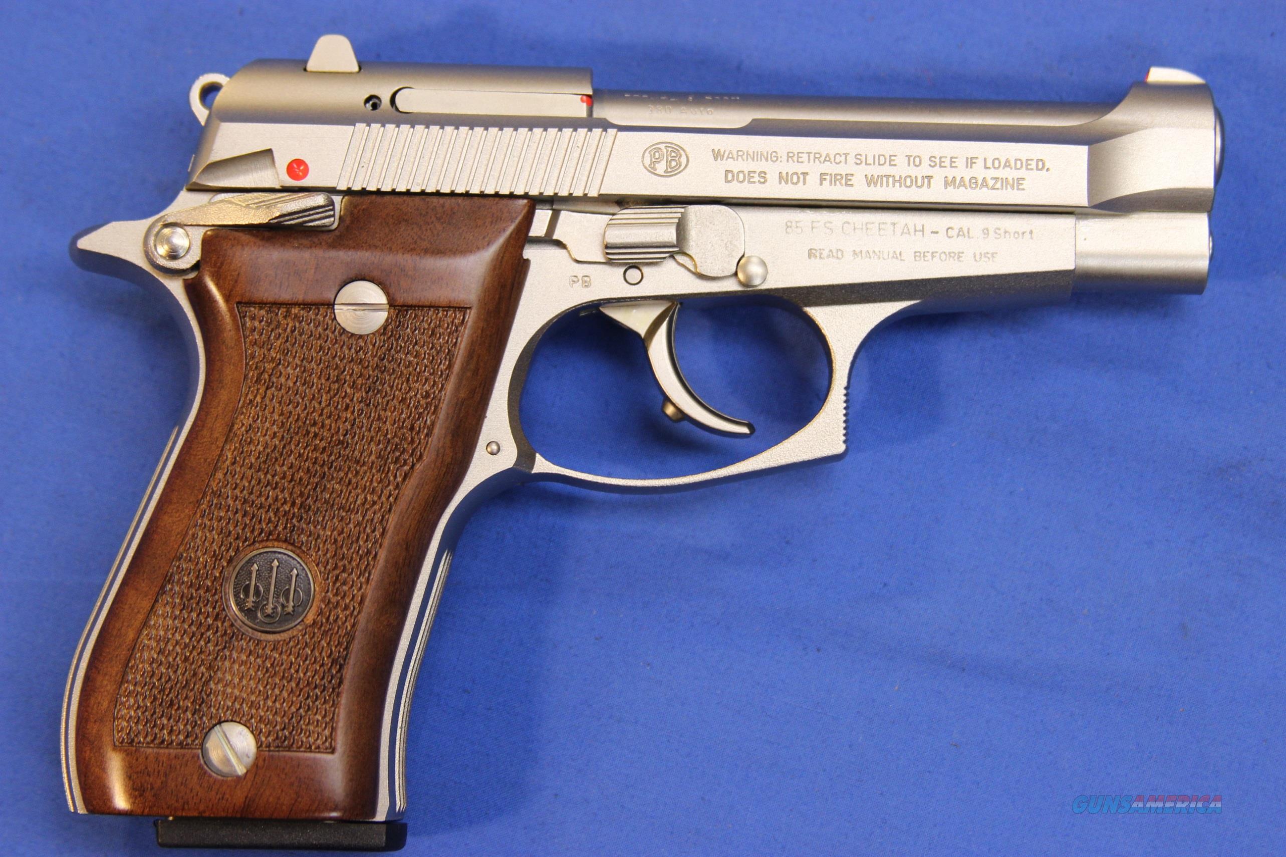 BERETTA 85 FS CHEETAH NICKEL .380 A... for sale at Gunsamerica.com ...