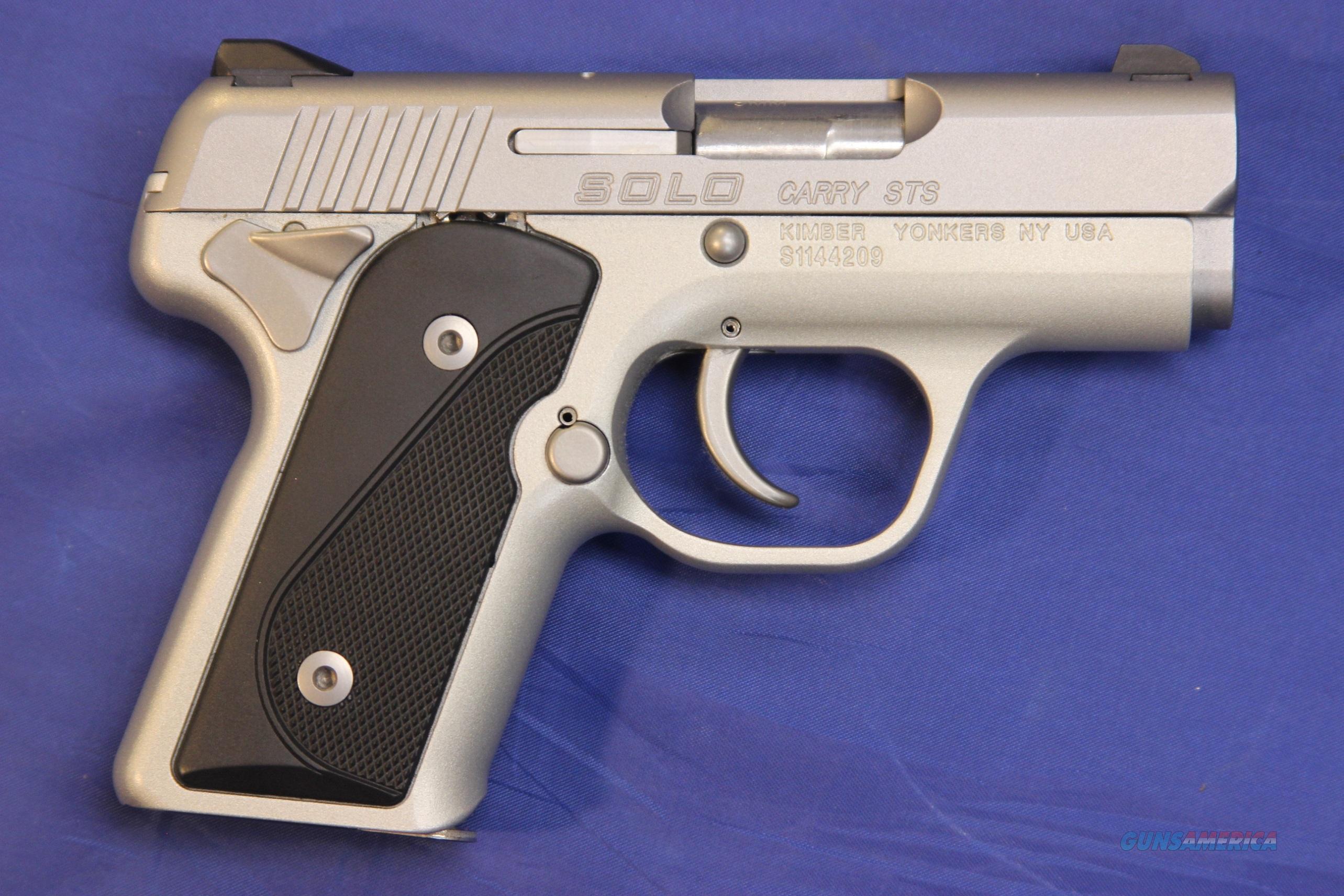 KIMBER SOLO CARRY STS 9mm w/ BOX & ... for sale at Gunsamerica.com ...
