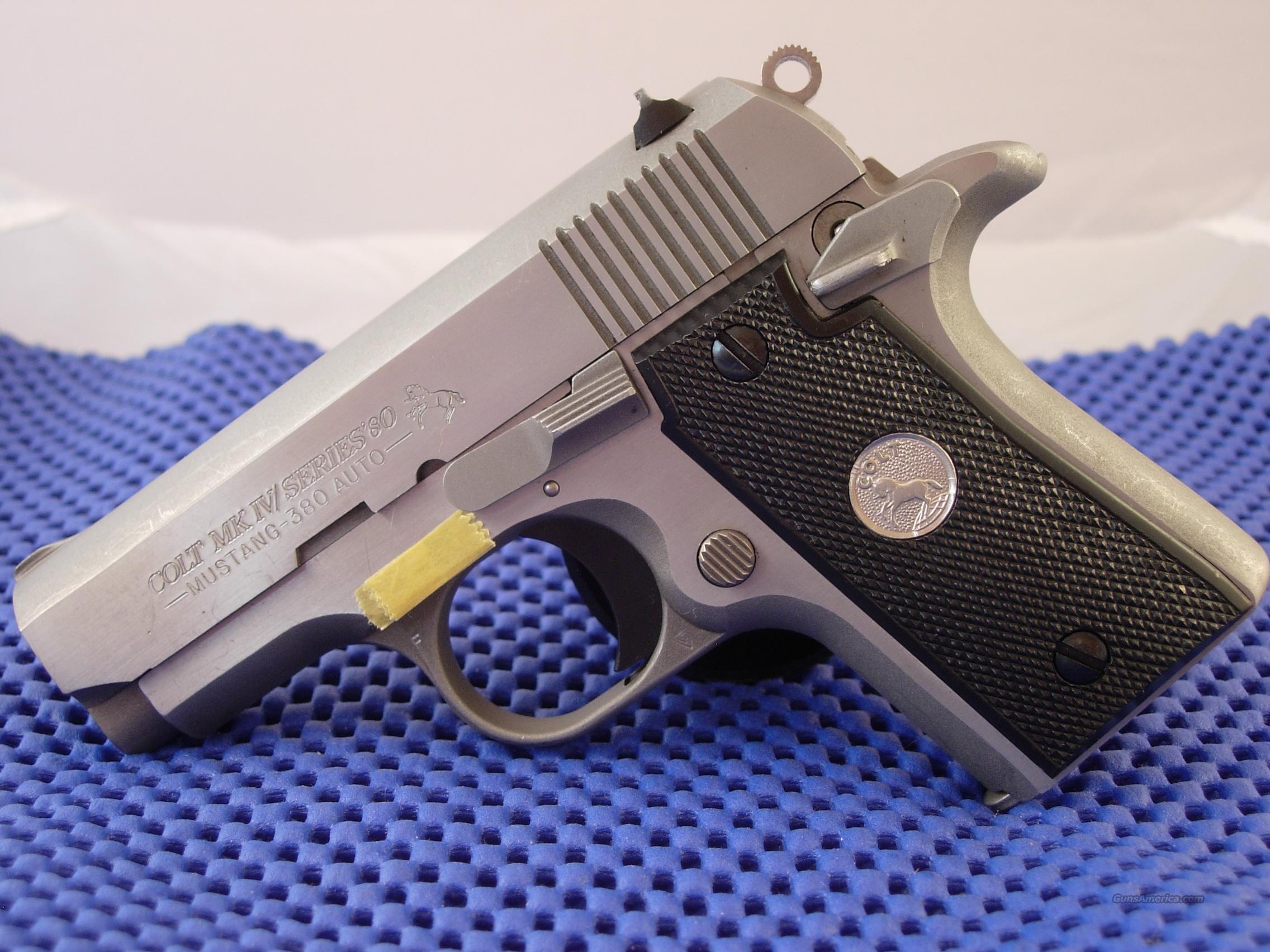 Colt Mustang .380 stainless steel for sale at Gunsamerica.com: 957507498