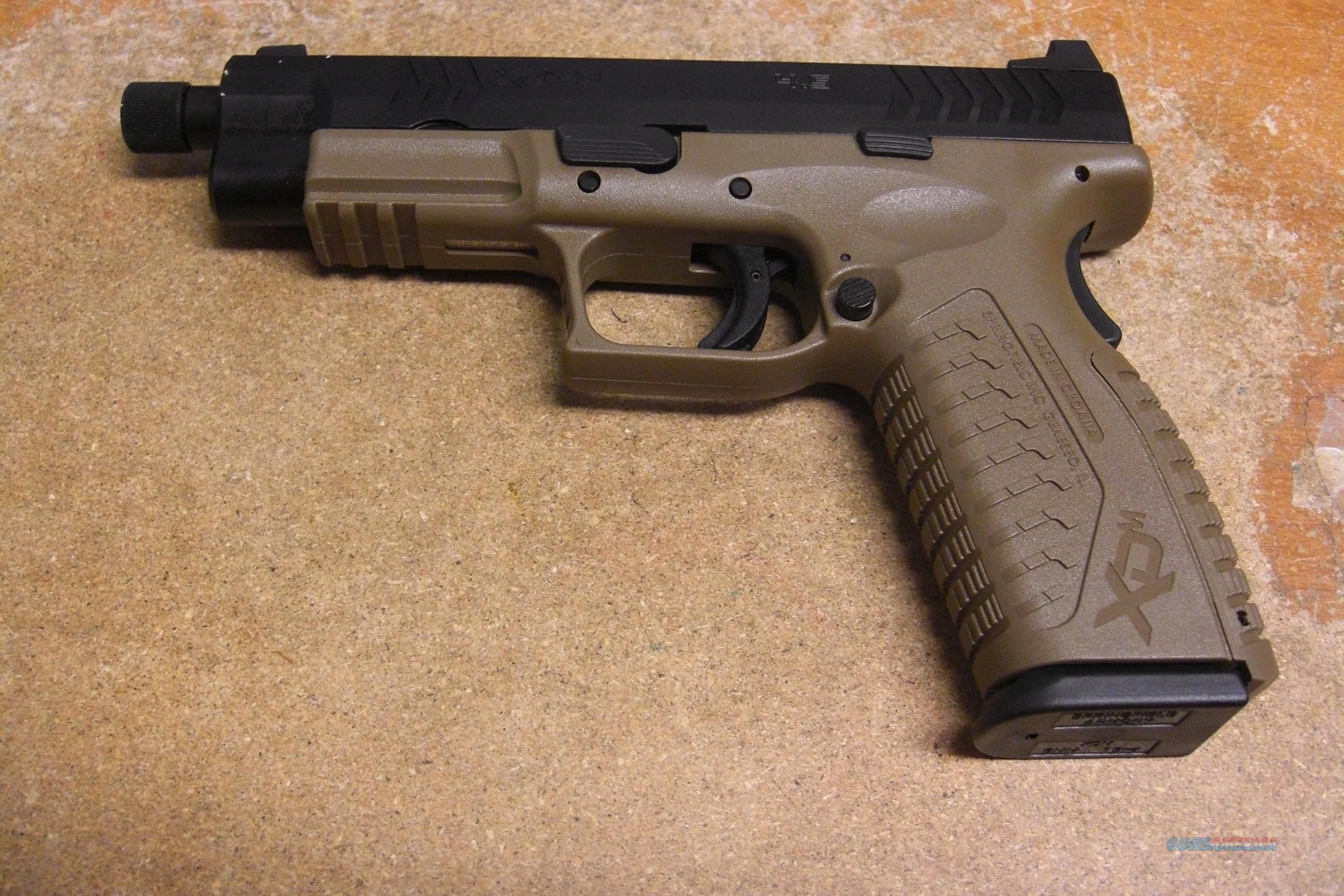 XDM-9 w/5.25" threaded bbl., FDE/bl... for sale at Gunsamerica.com ...