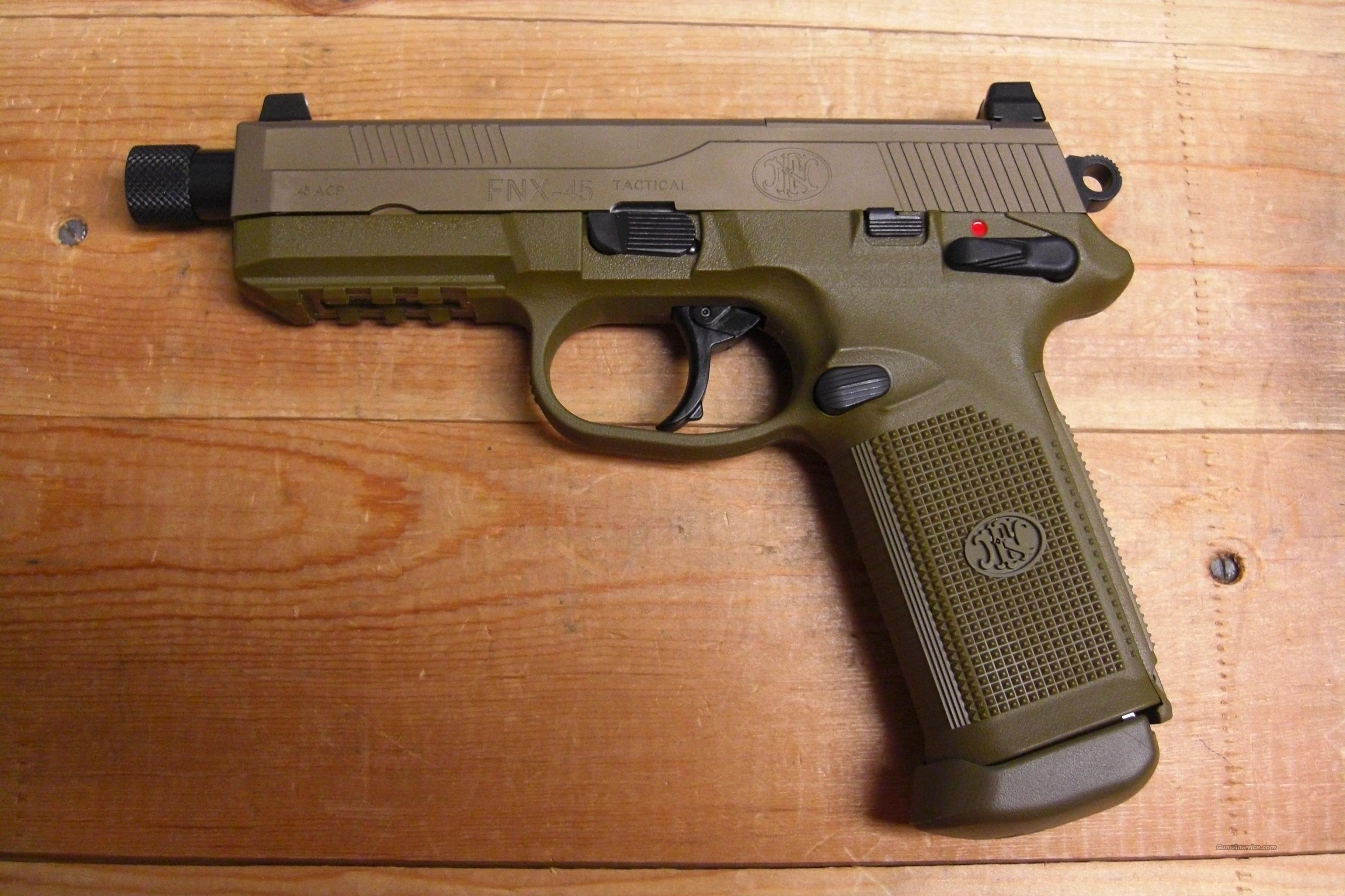 FNX-45 Tactical w/overall FDE finis... for sale at Gunsamerica.com ...