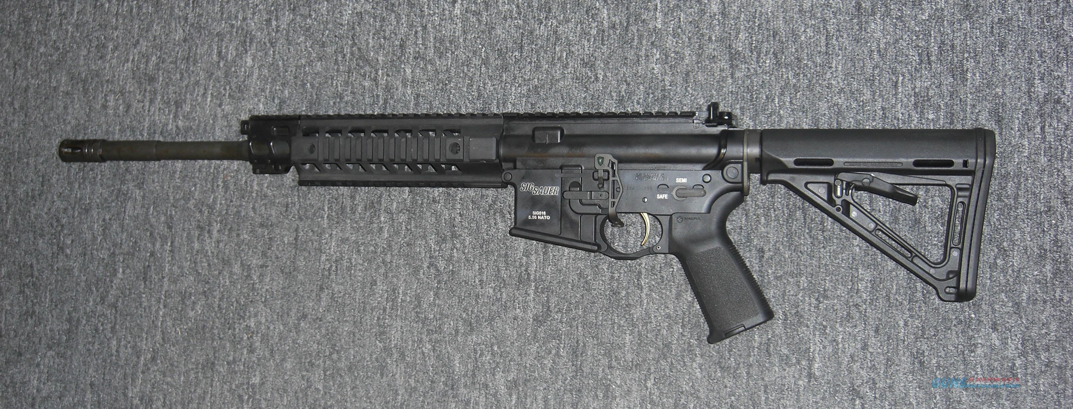 Sig 516 Patrol rifle w/quad railed ... for sale at Gunsamerica.com ...