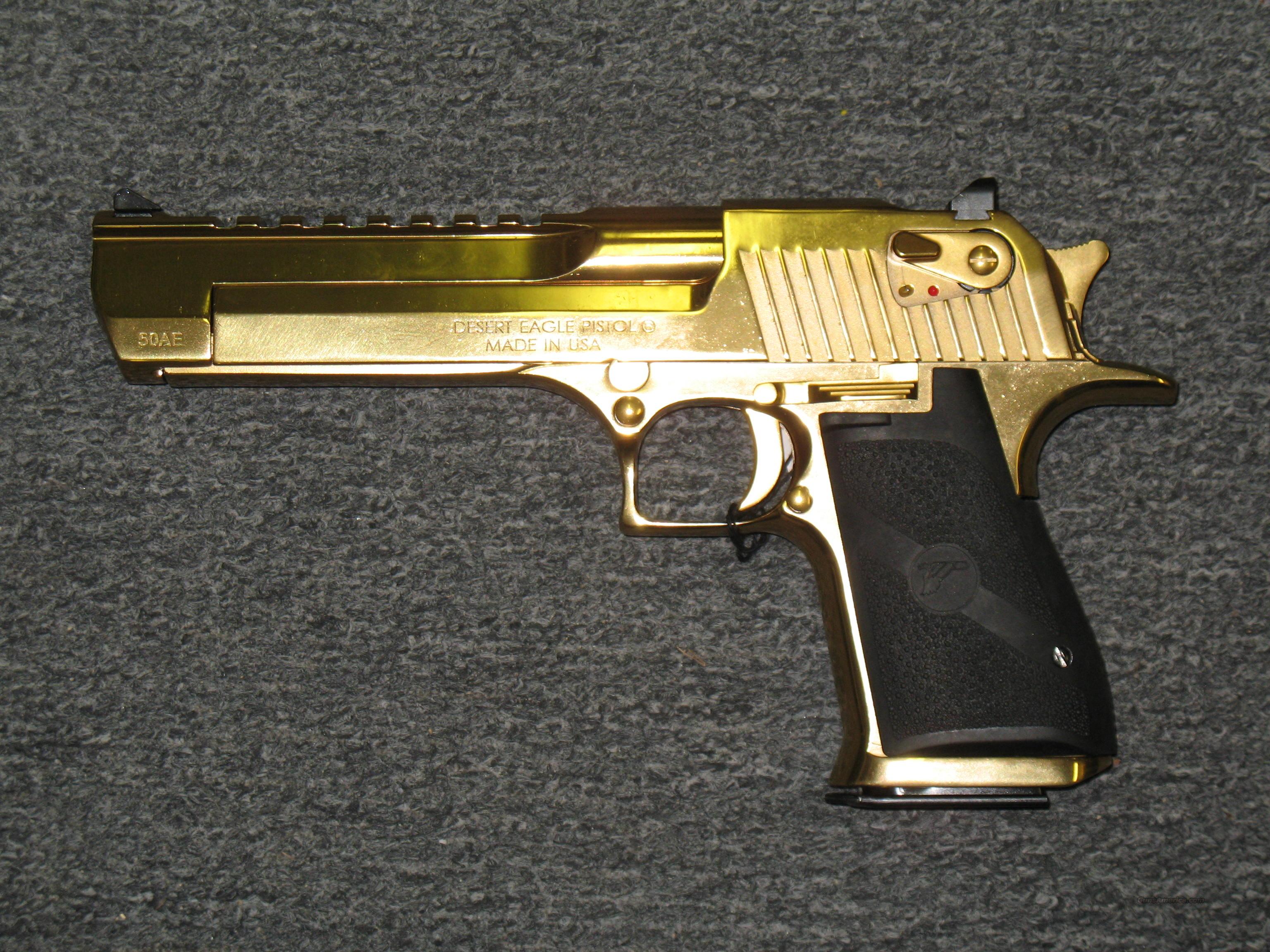 Desert Eagle MK XIX Titanium gold f... for sale at Gunsamerica.com ...