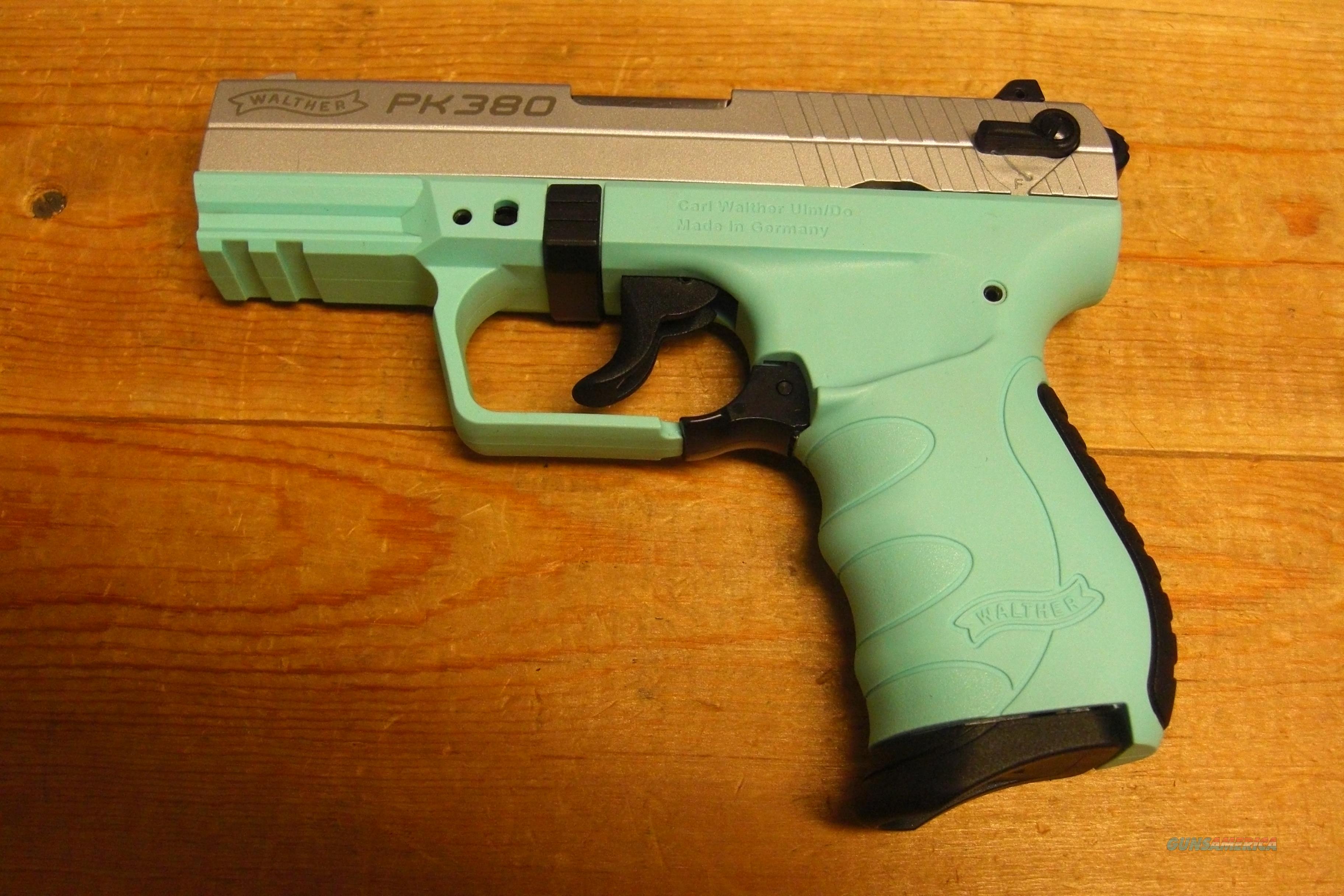 PK380 w/Tiffany/Angel Blue frame, ... for sale at Gunsamerica.com ...