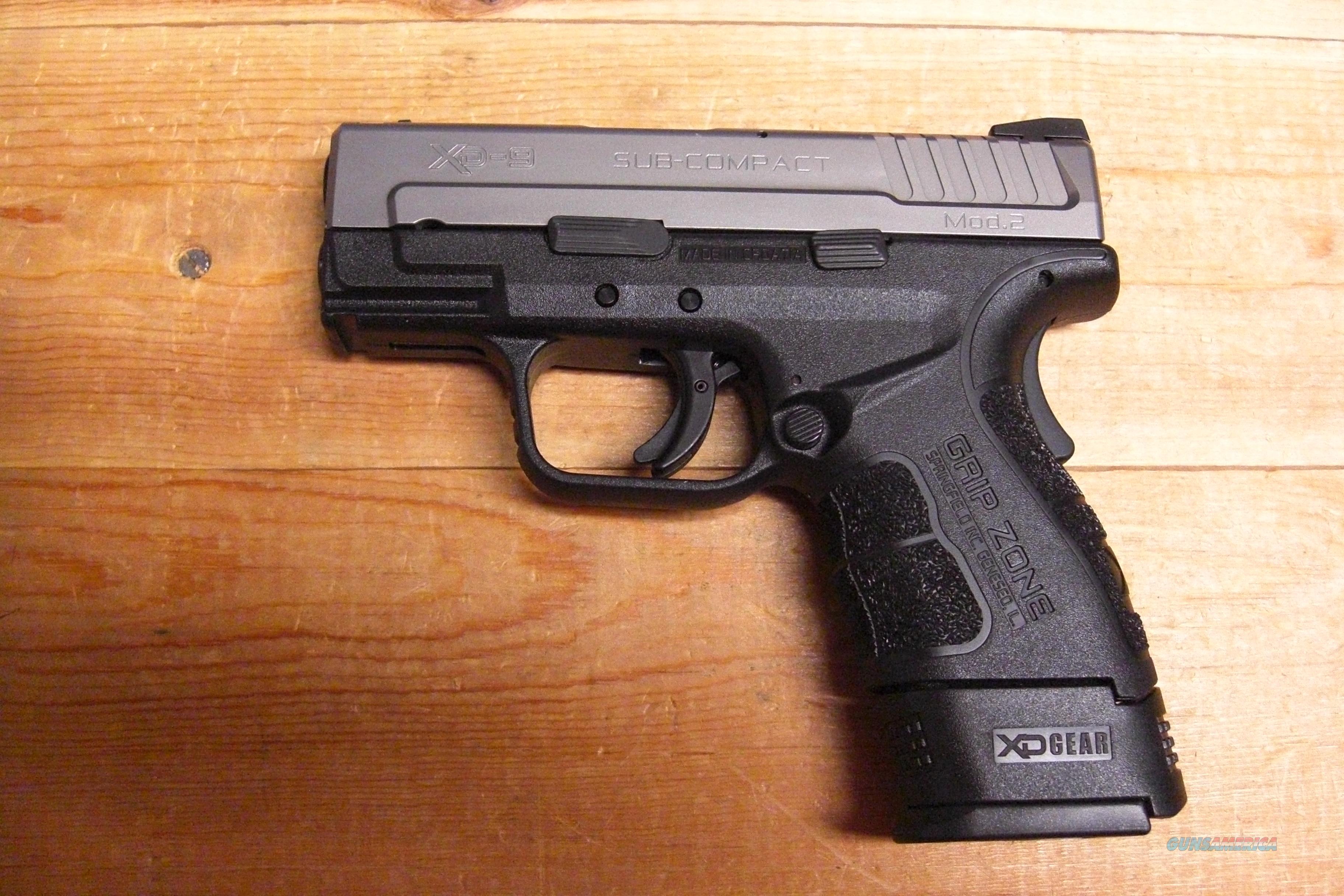 XD-9 Sub Compact Mod. 2 w/matte stainless slid... for sale