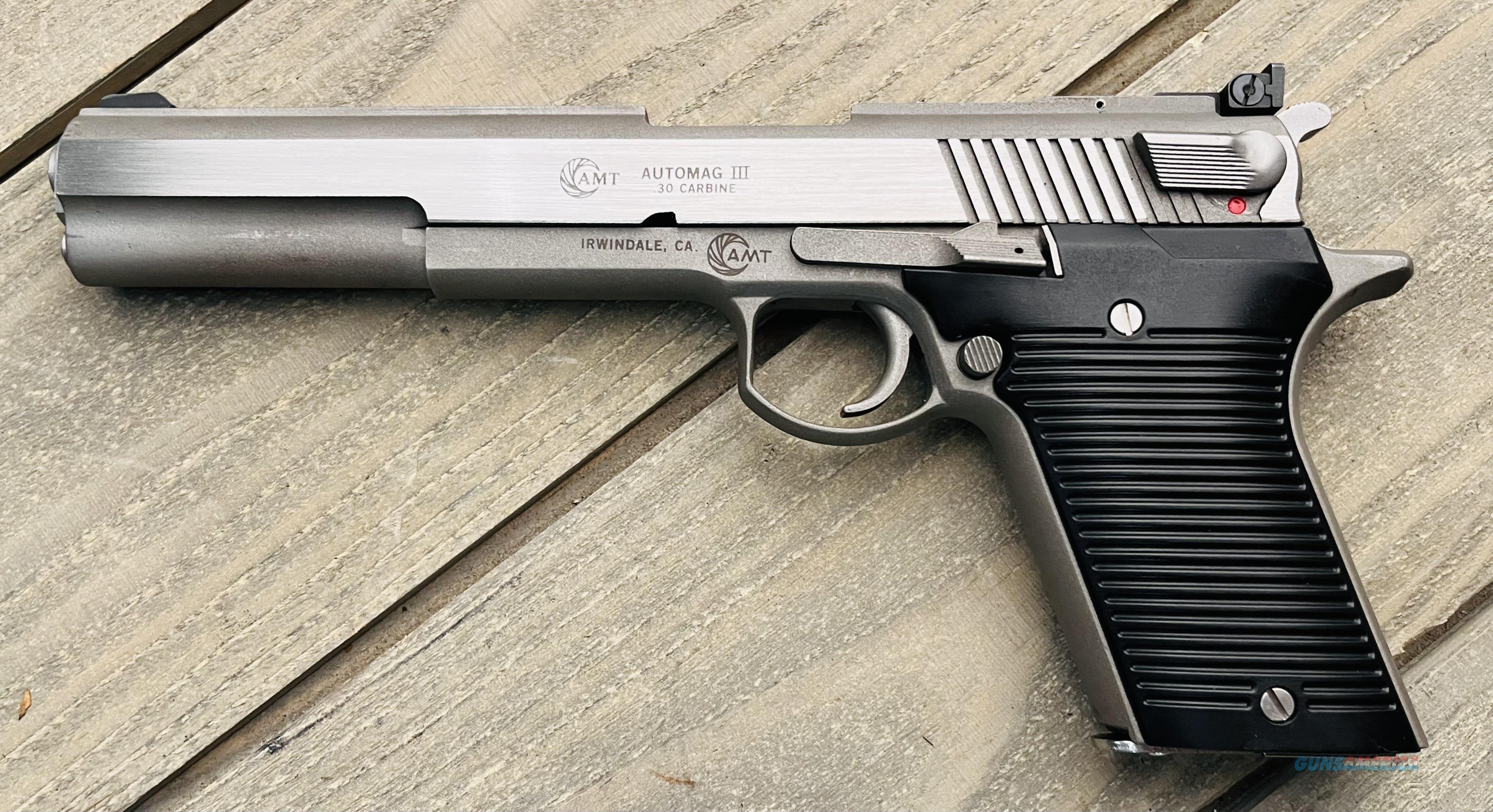 AMT Automag III .30 Carbine for sale at Gunsamerica.com: 967212244