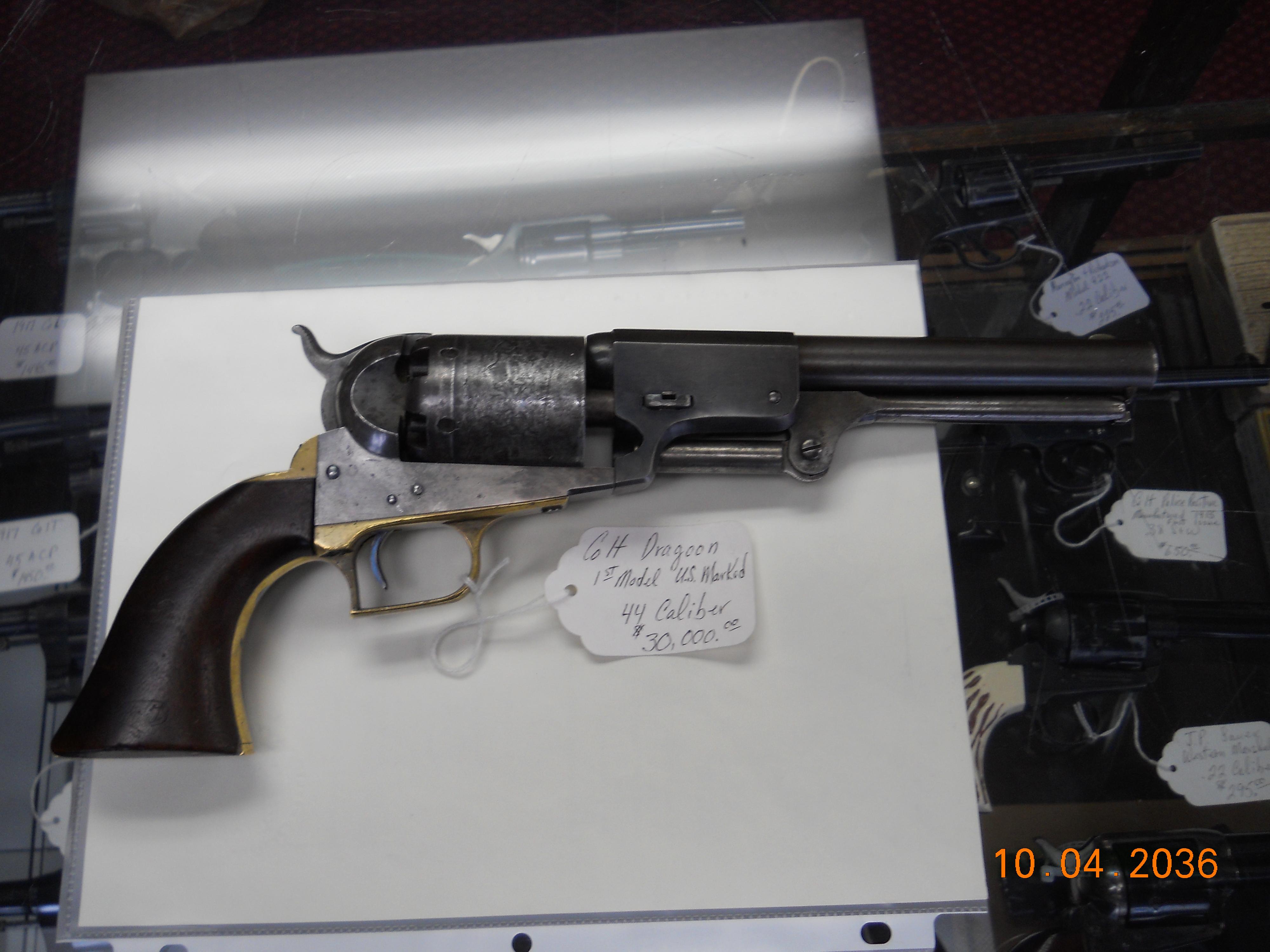 COLT 1ST MODEL DRAGOON .44 REVOLVER... for sale at Gunsamerica.com ...