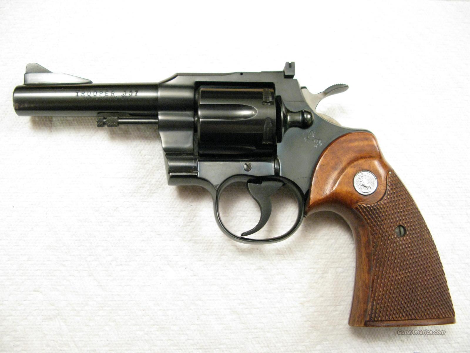 Trooper .357 Magnum 4" Early Model ... for sale at Gunsamerica.com ...