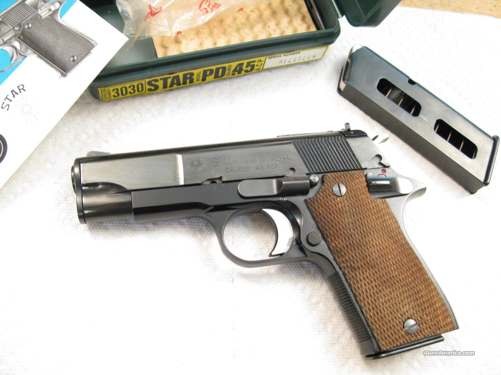 Star PD .45 ACP Like New in Box for sale at Gunsamerica.com: 959560984