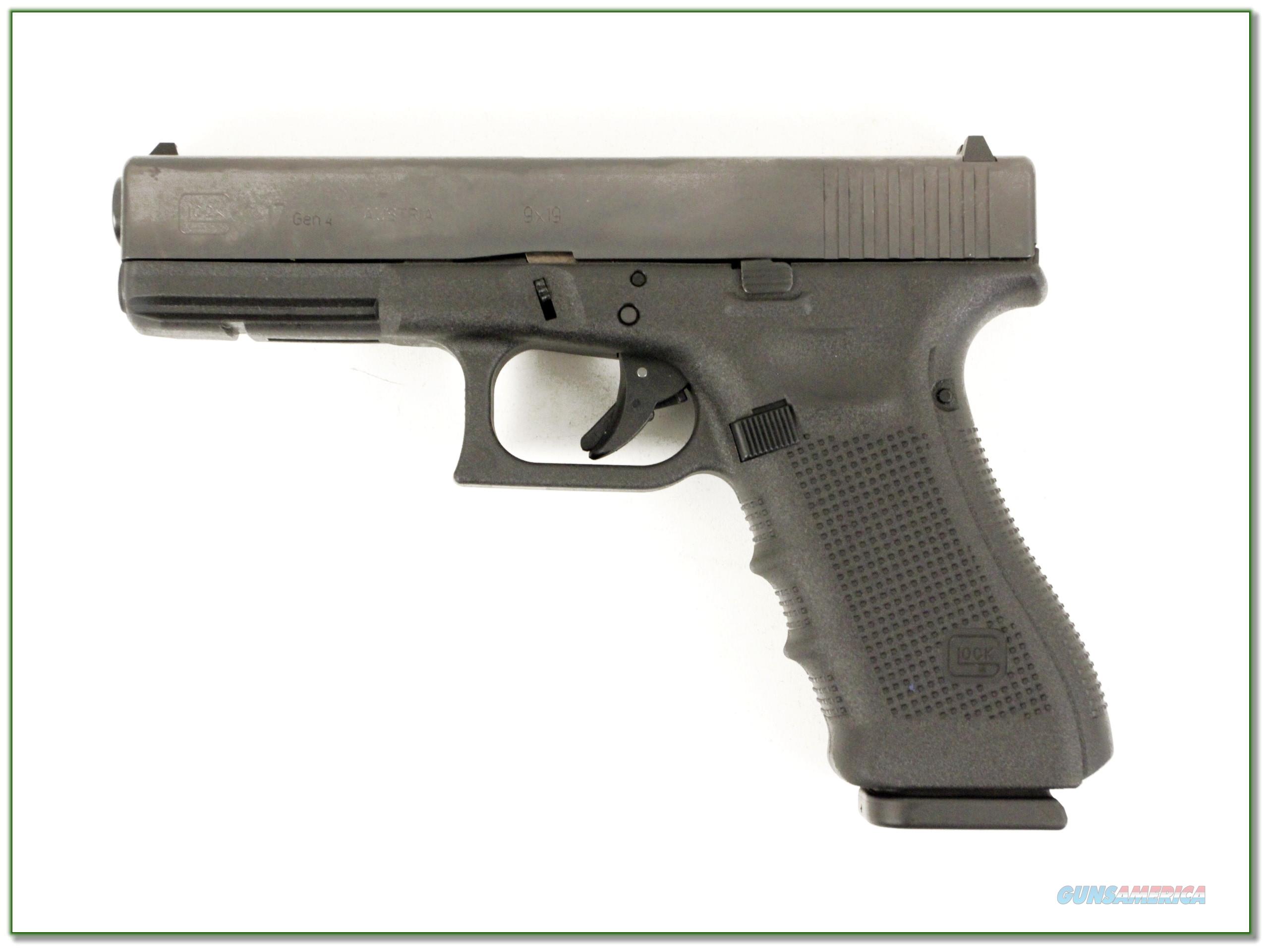 Glock 17 9mm Gen 4 NIC 3 17 round m... for sale at Gunsamerica.com ...
